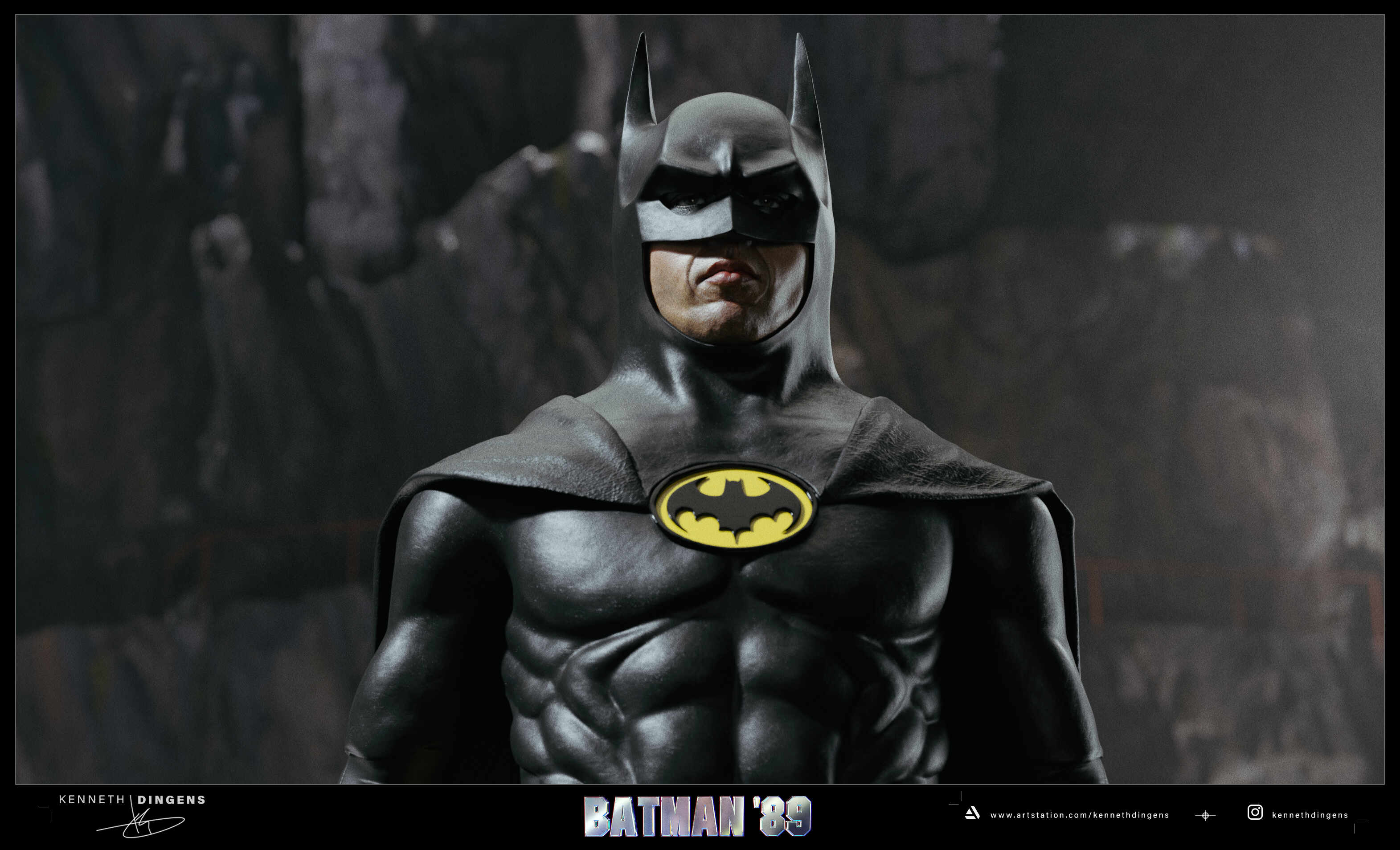 Batman '89 digital sculpture - ZBrushCentral