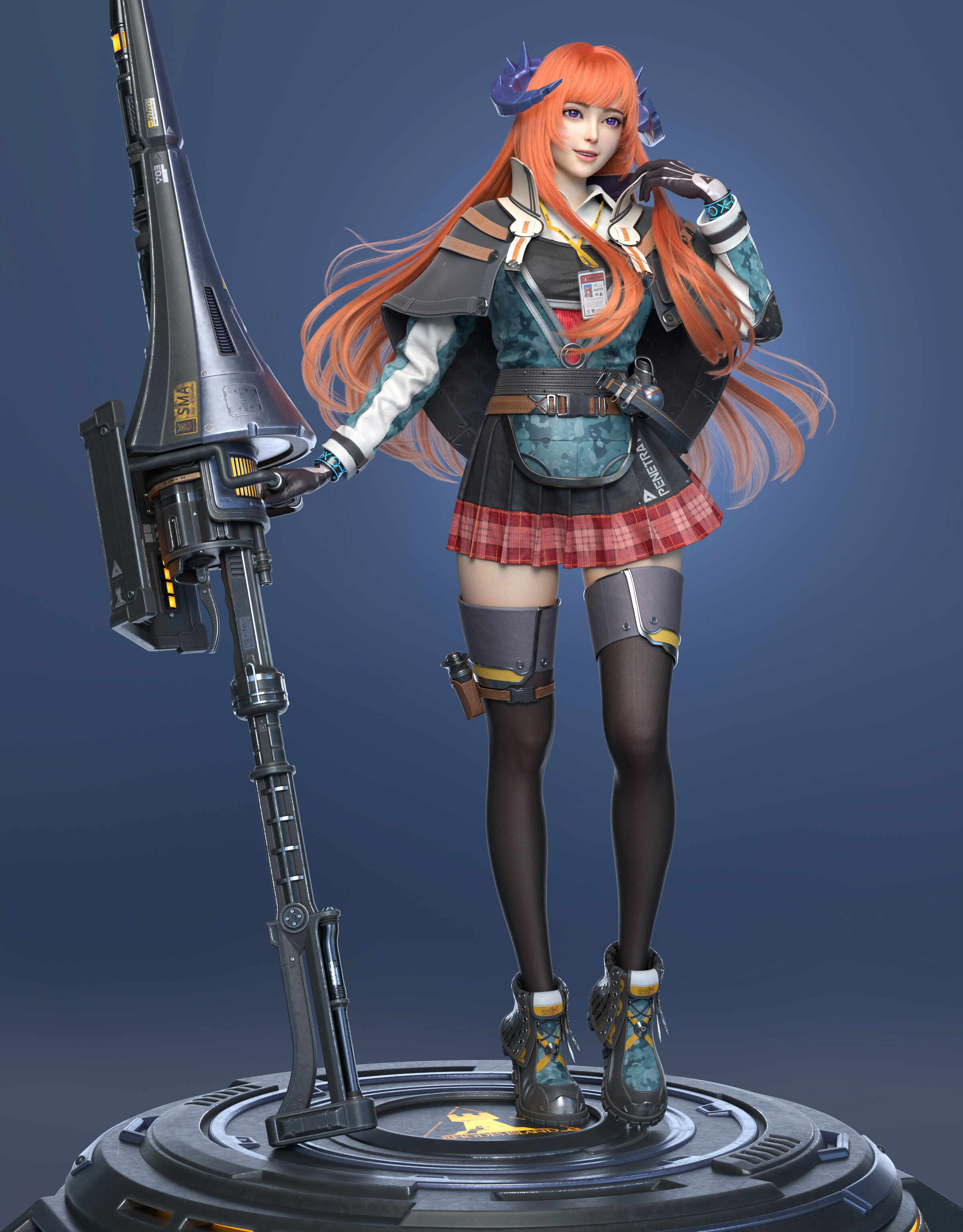 Arknights - Bagpipe Fanart - ZBrushCentral