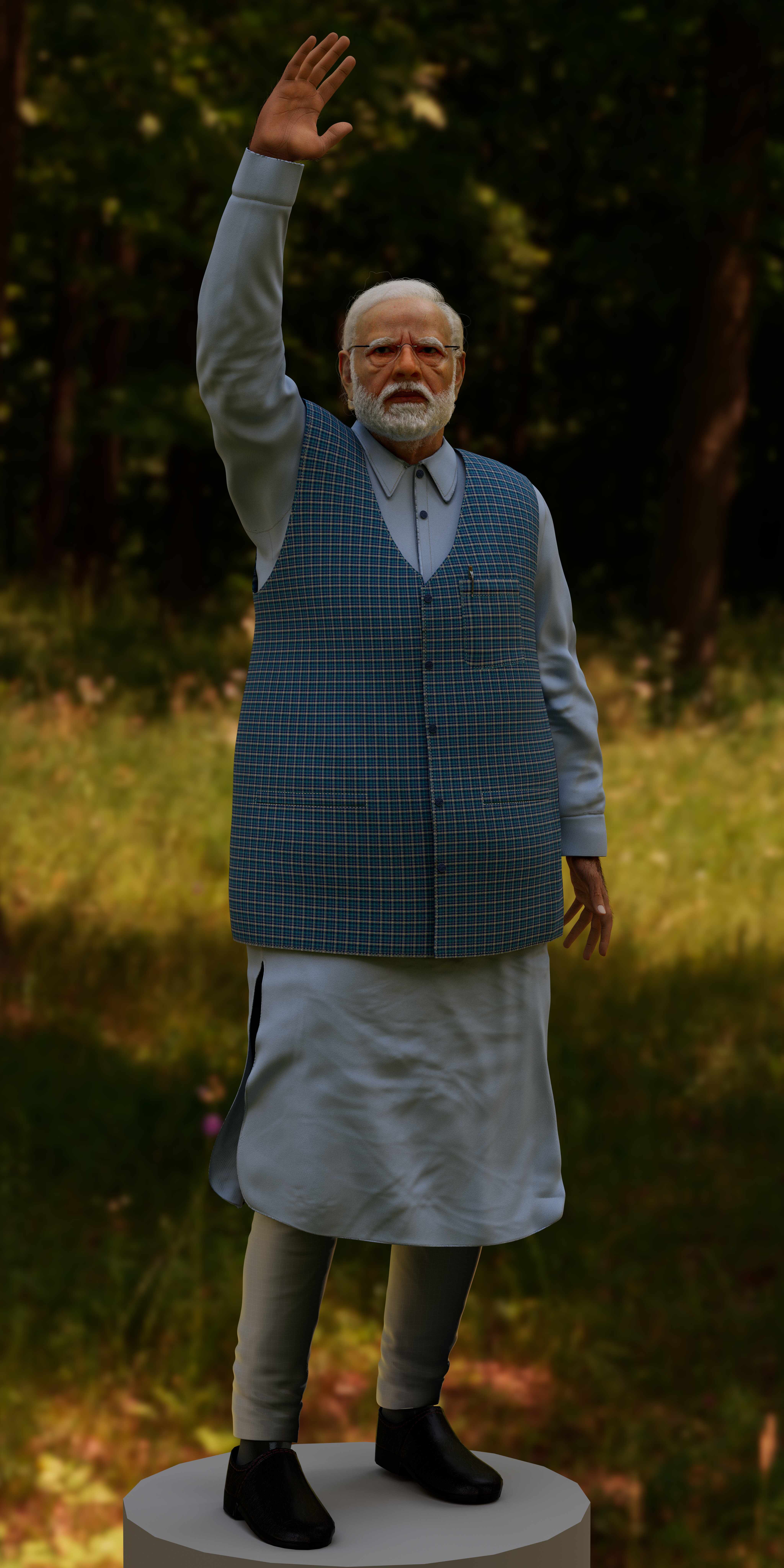 Narendra Modi 3D model - ZBrushCentral