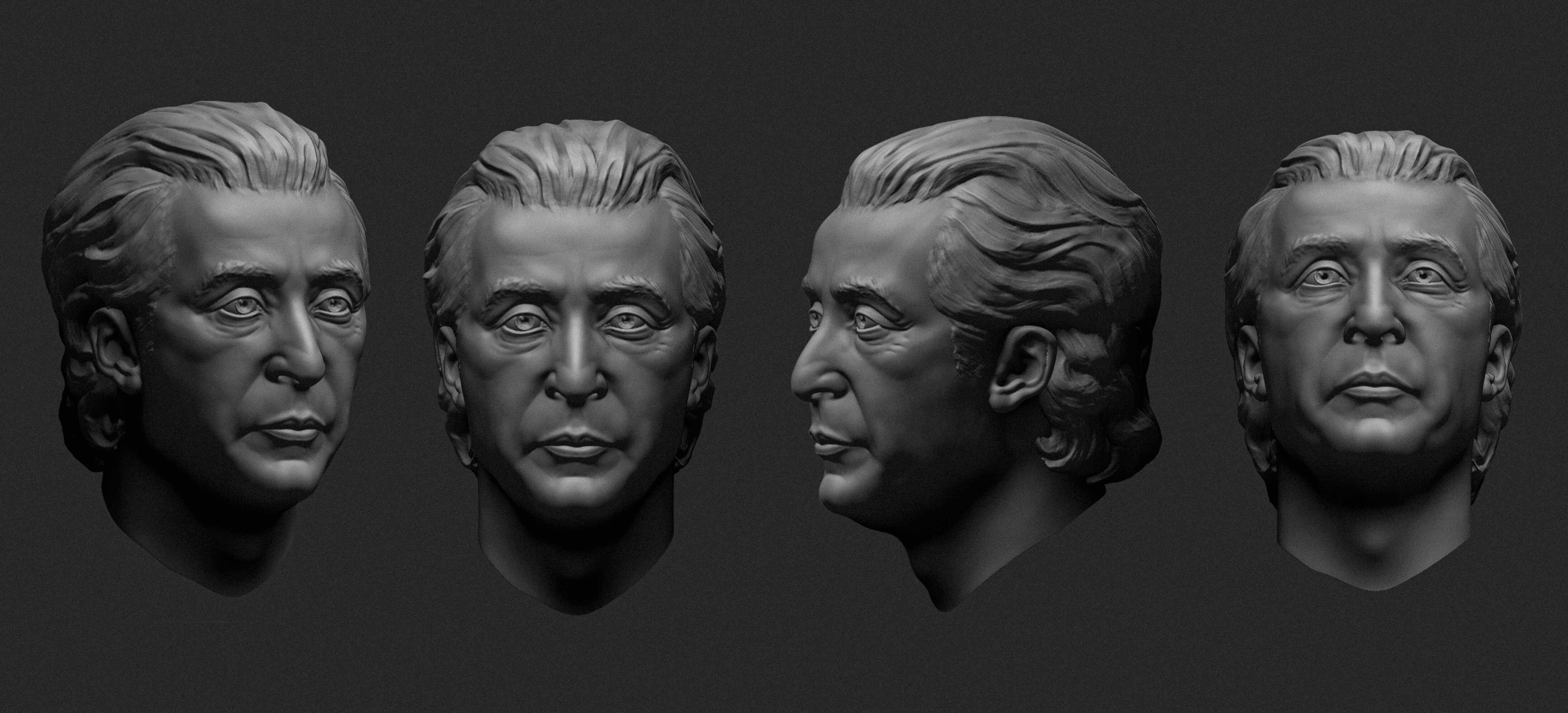 Speed Sculpt of 5 Head - ZBrushCentral