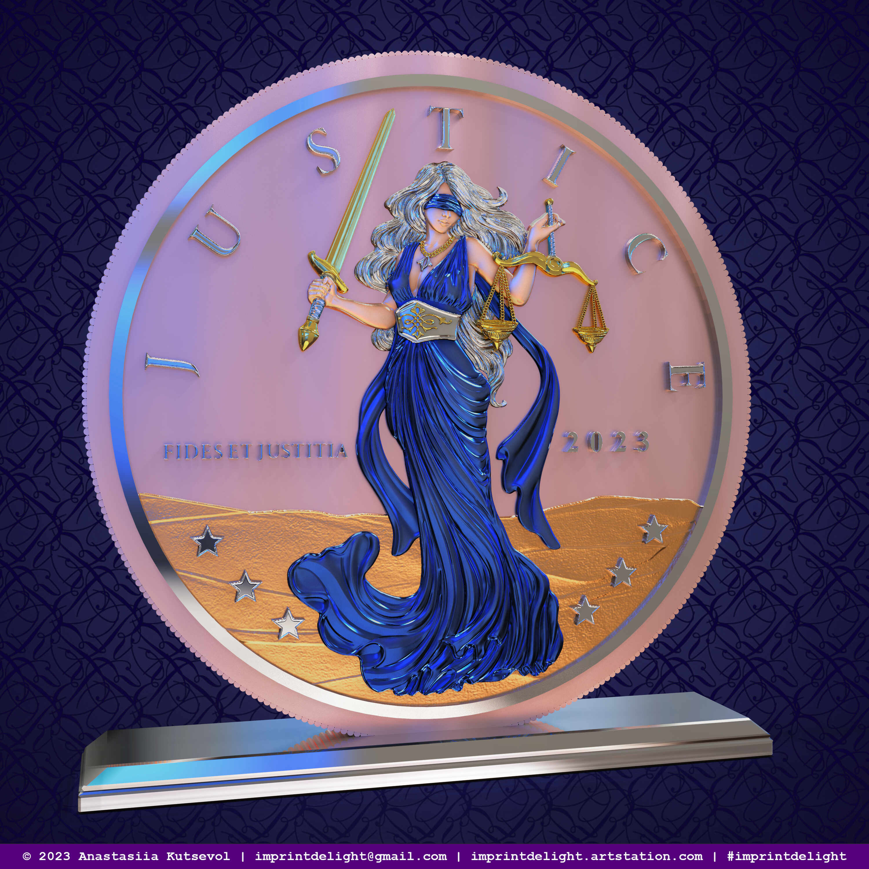 Lady Justice Coin - ZBrushCentral