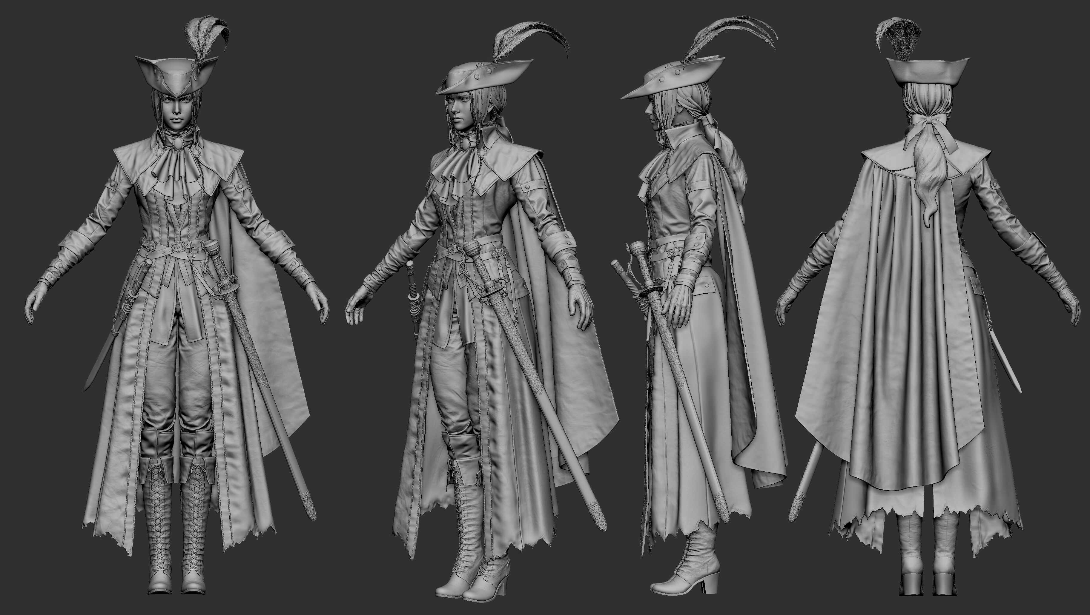 Lady Maria - Bloodborne - ZBrushCentral