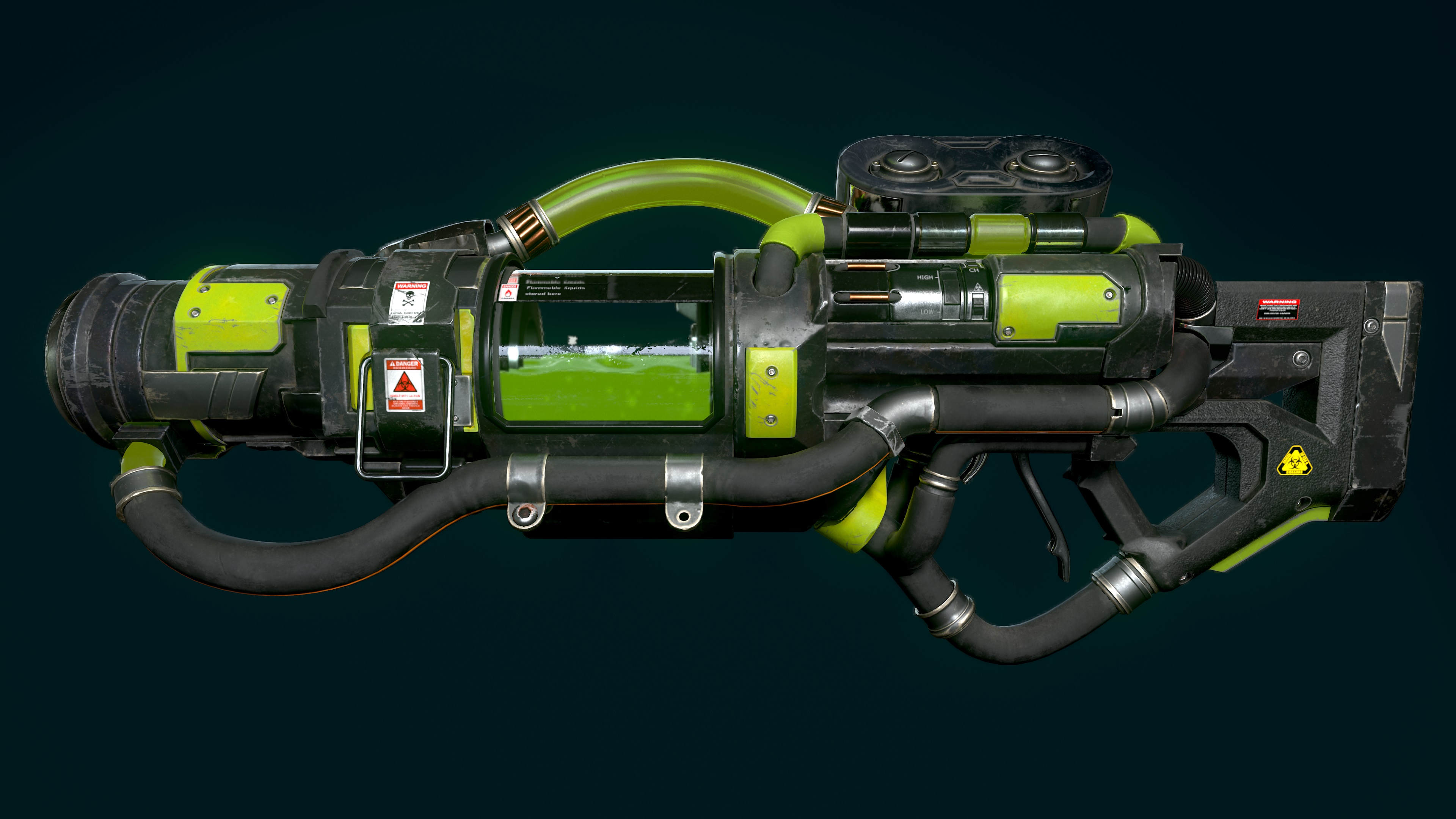 Bio Rifle Gun - ZBrushCentral