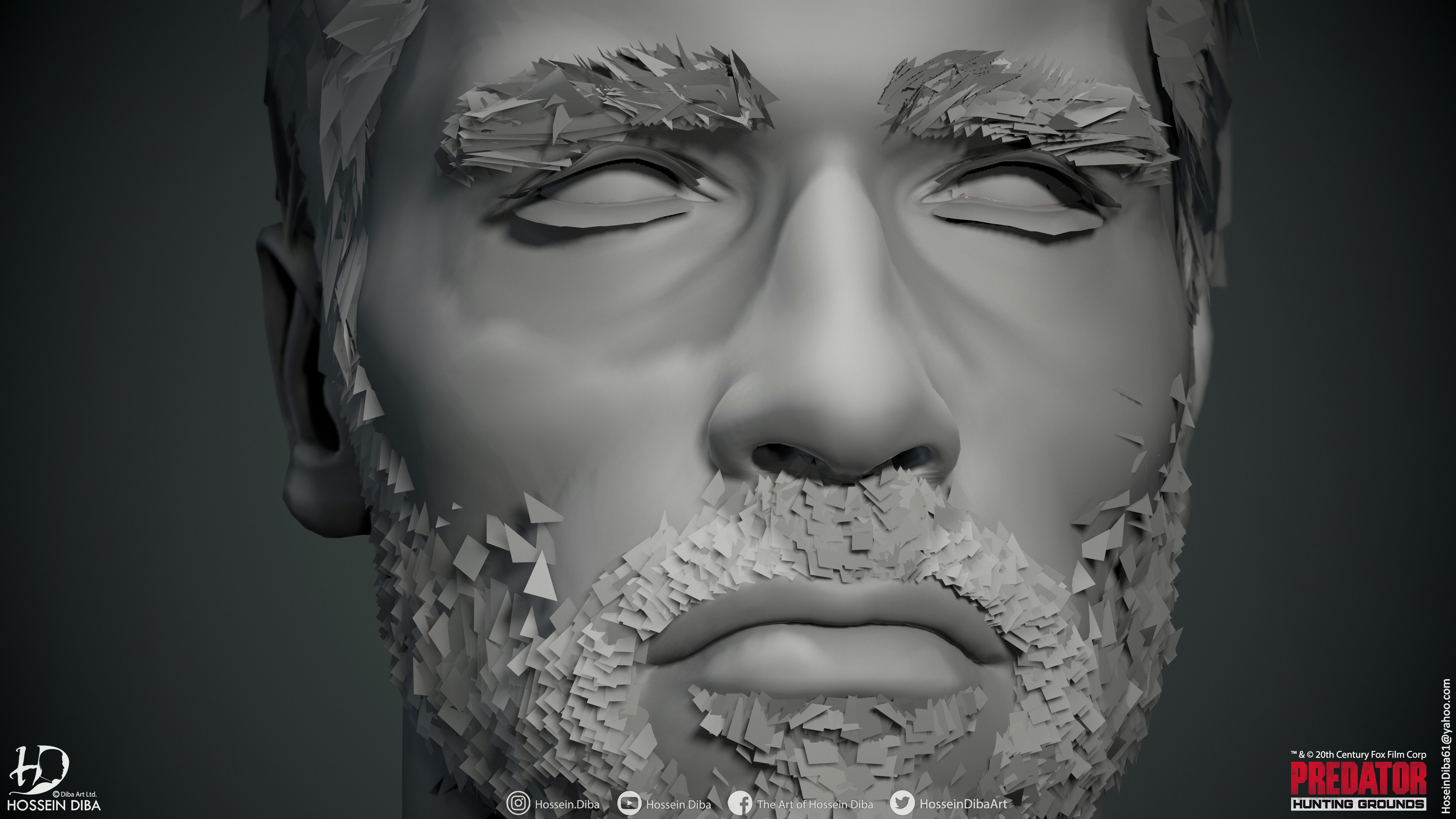3D Model of Dutch 1987(Real time) - Predator: Hunting Grounds ...