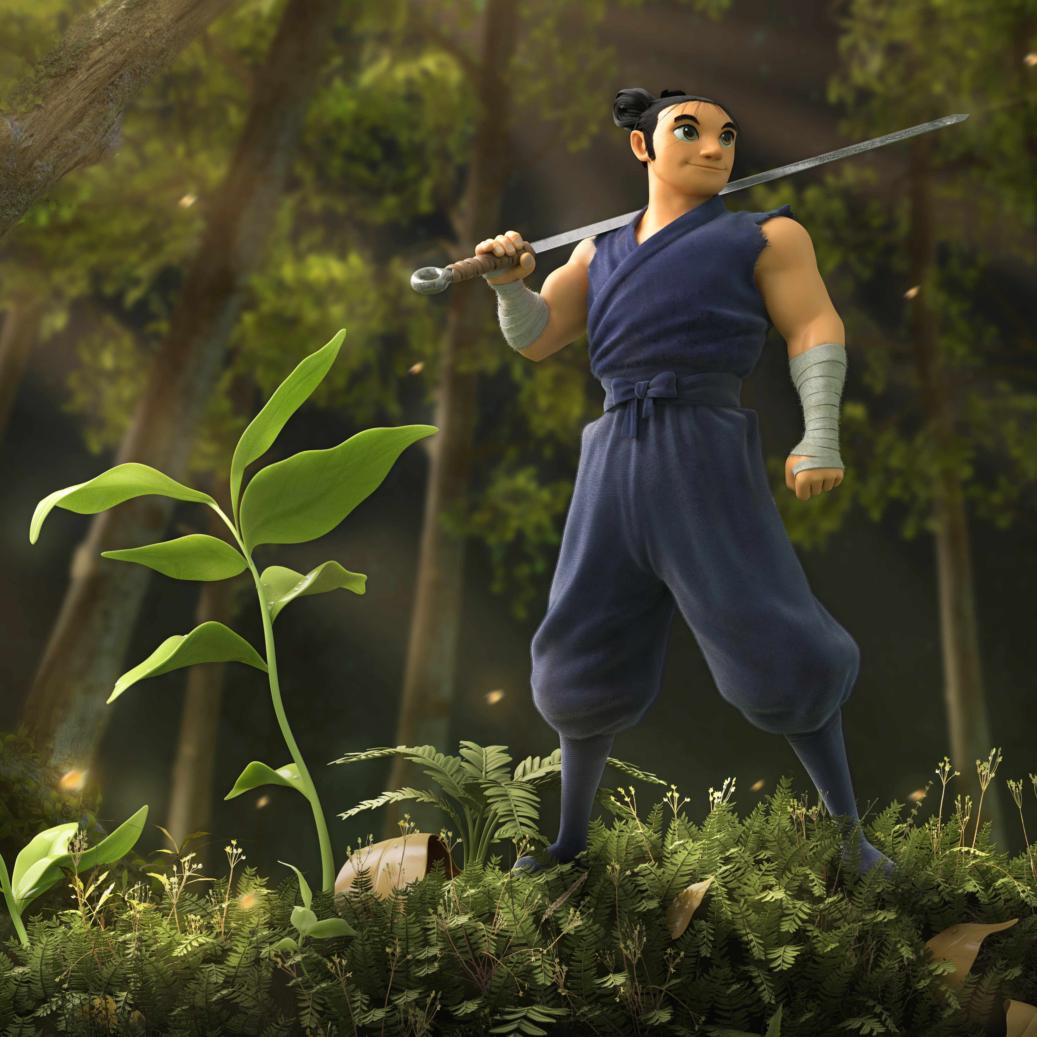 Issunboshi Character Art - ZBrushCentral Issunboshi Character Art - ZBrushCentral