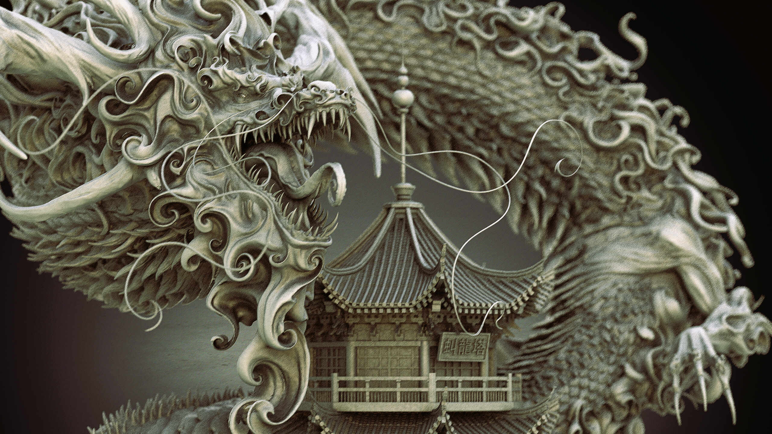 Temple of the Horned Dragon - ZBrushCentral