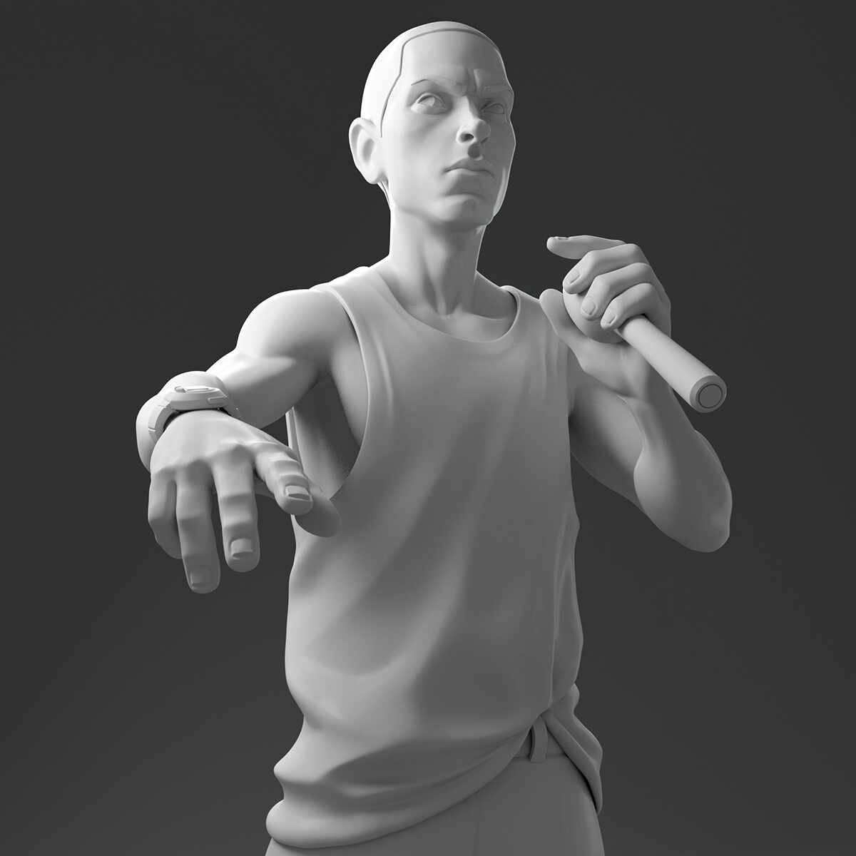 Eminem - stylized - ZBrushCentral