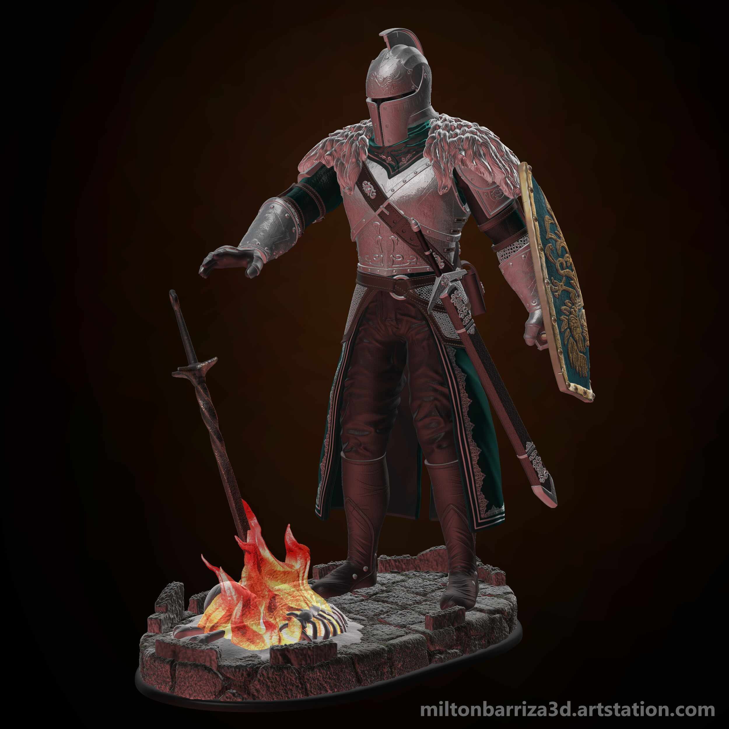 Faraam Knight - Dark Souls - ZBrushCentral