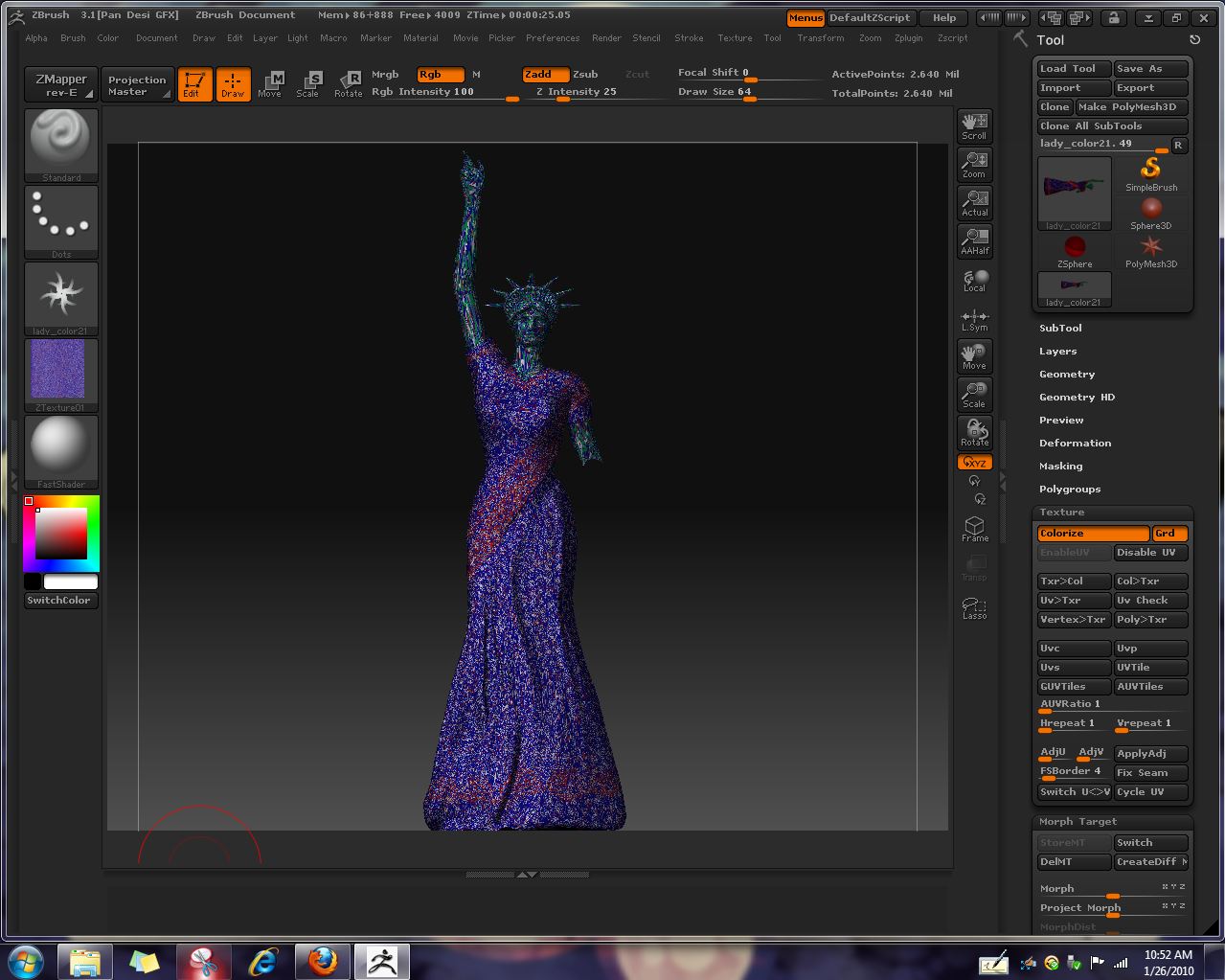 Polypainting COLORS to TEXTURE, HELP!!! - ZBrushCentral