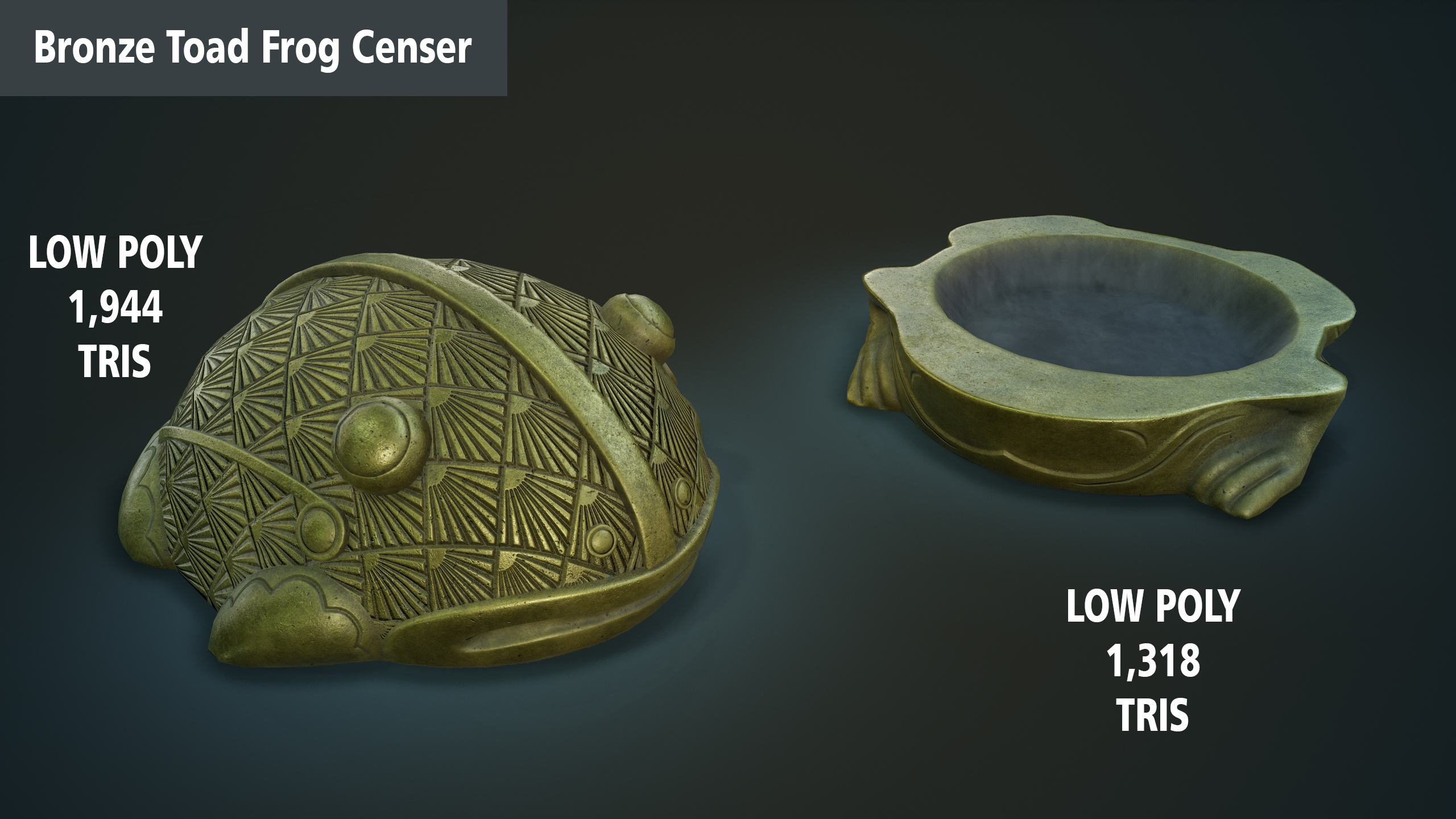 Bronze Toad Frog Censer - ZBrushCentral