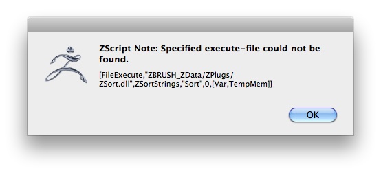 HELP MENU error message - ZBrushCentral