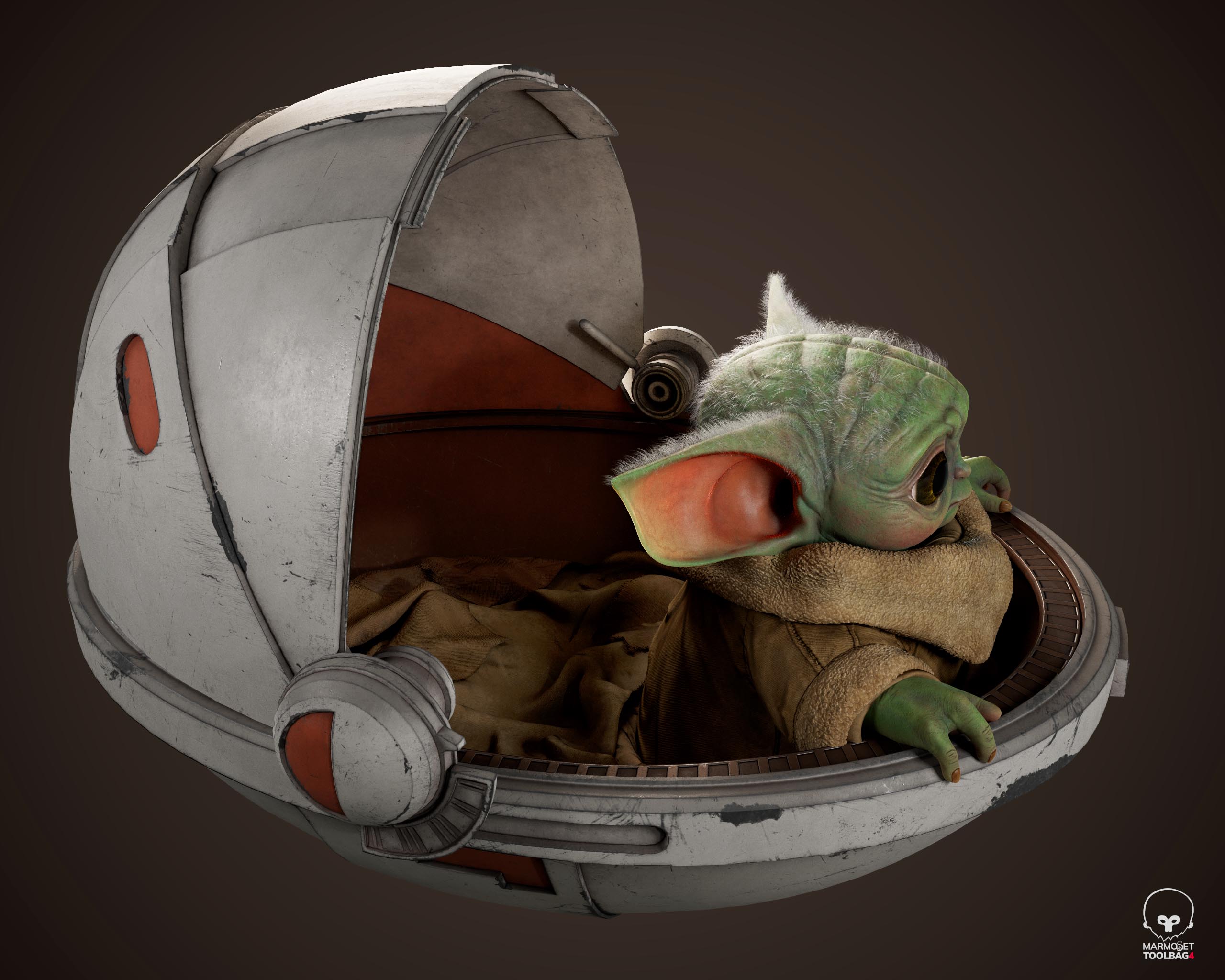 Baby Grogu - ZBrushCentral