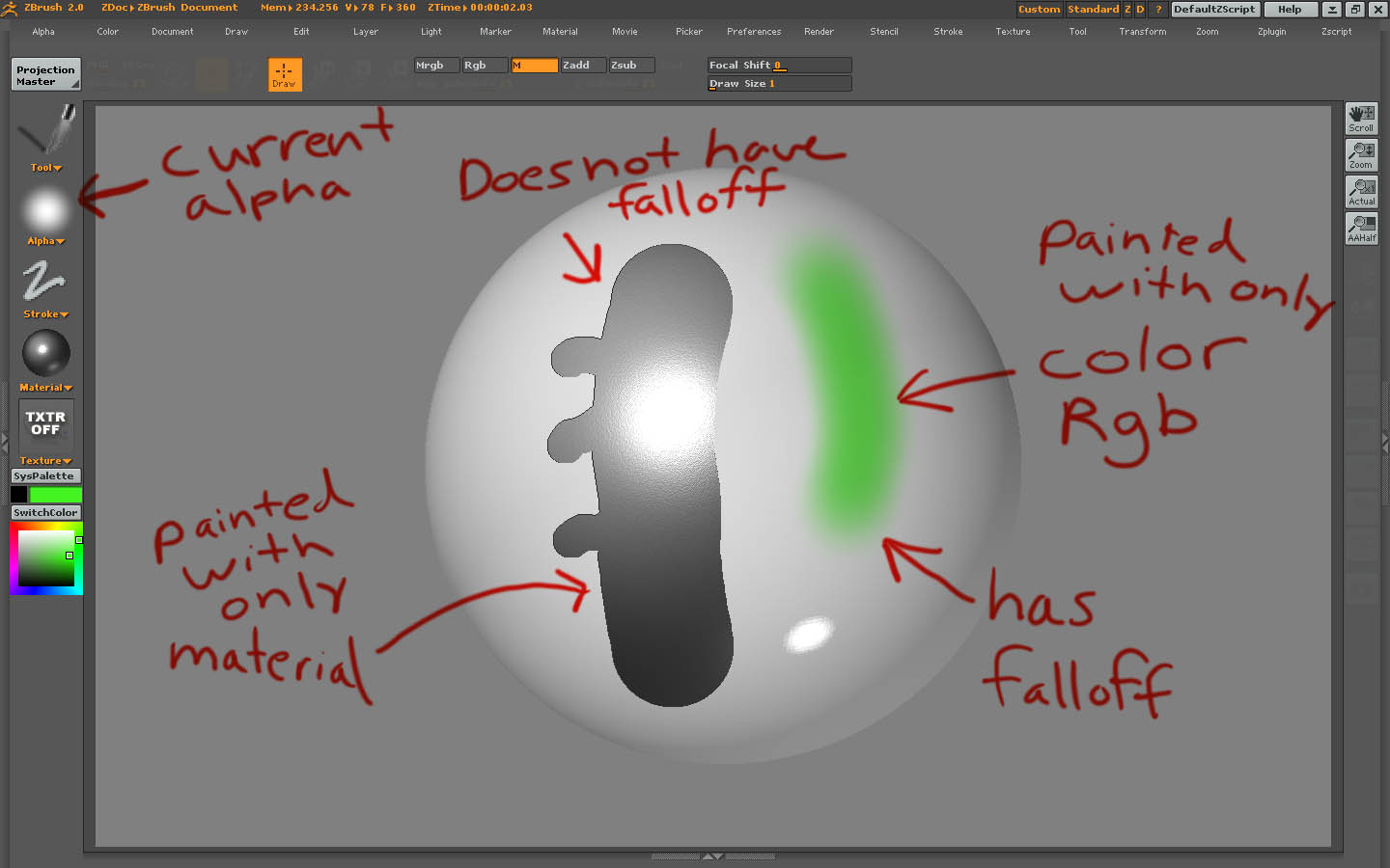 materials apply with hard edges? - ZBrushCentral