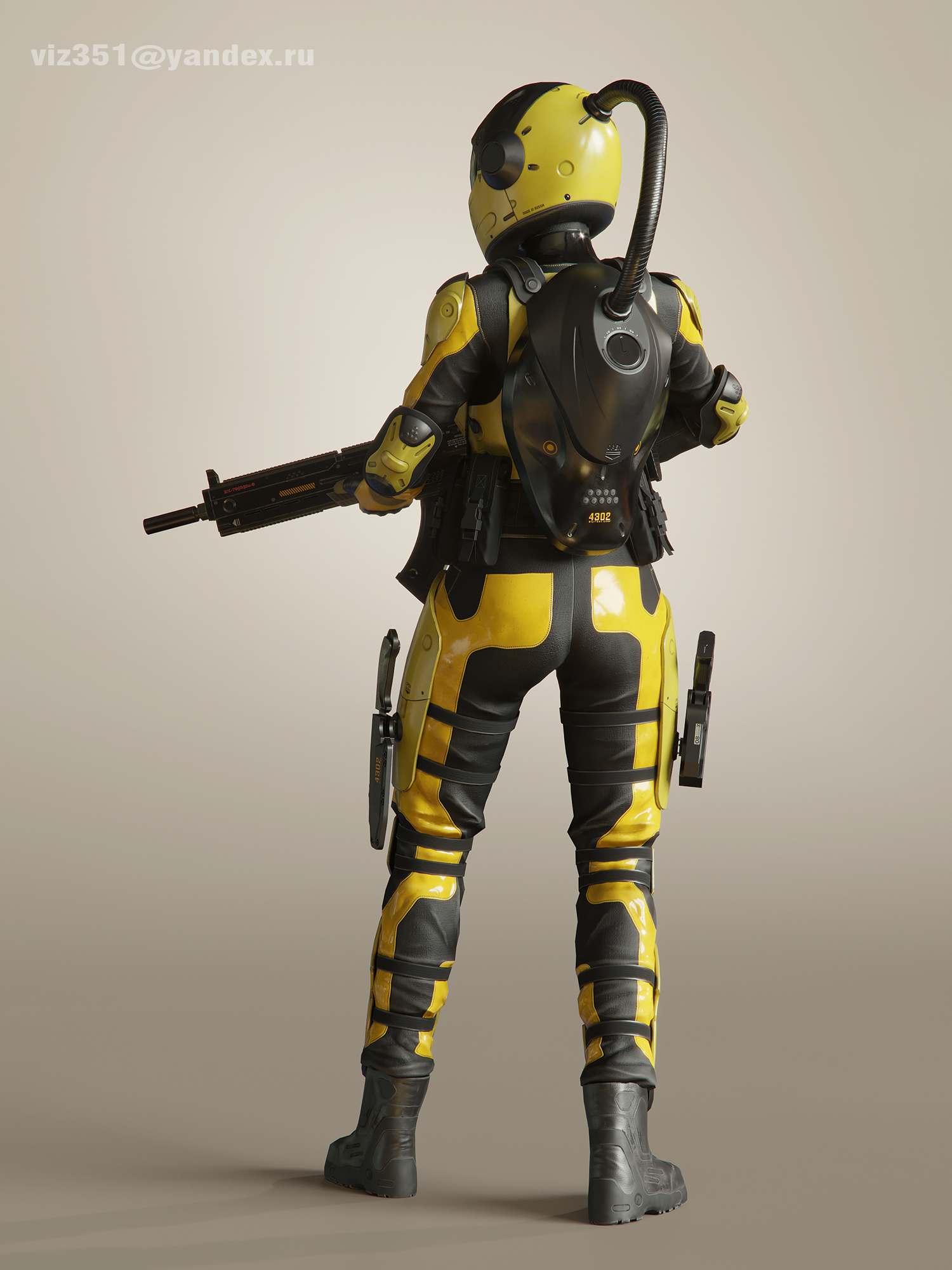 Sci Fi Female Soldier