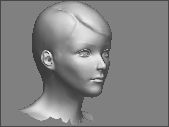 serial 4 : girl head , naked : ) - ZBrushCentral