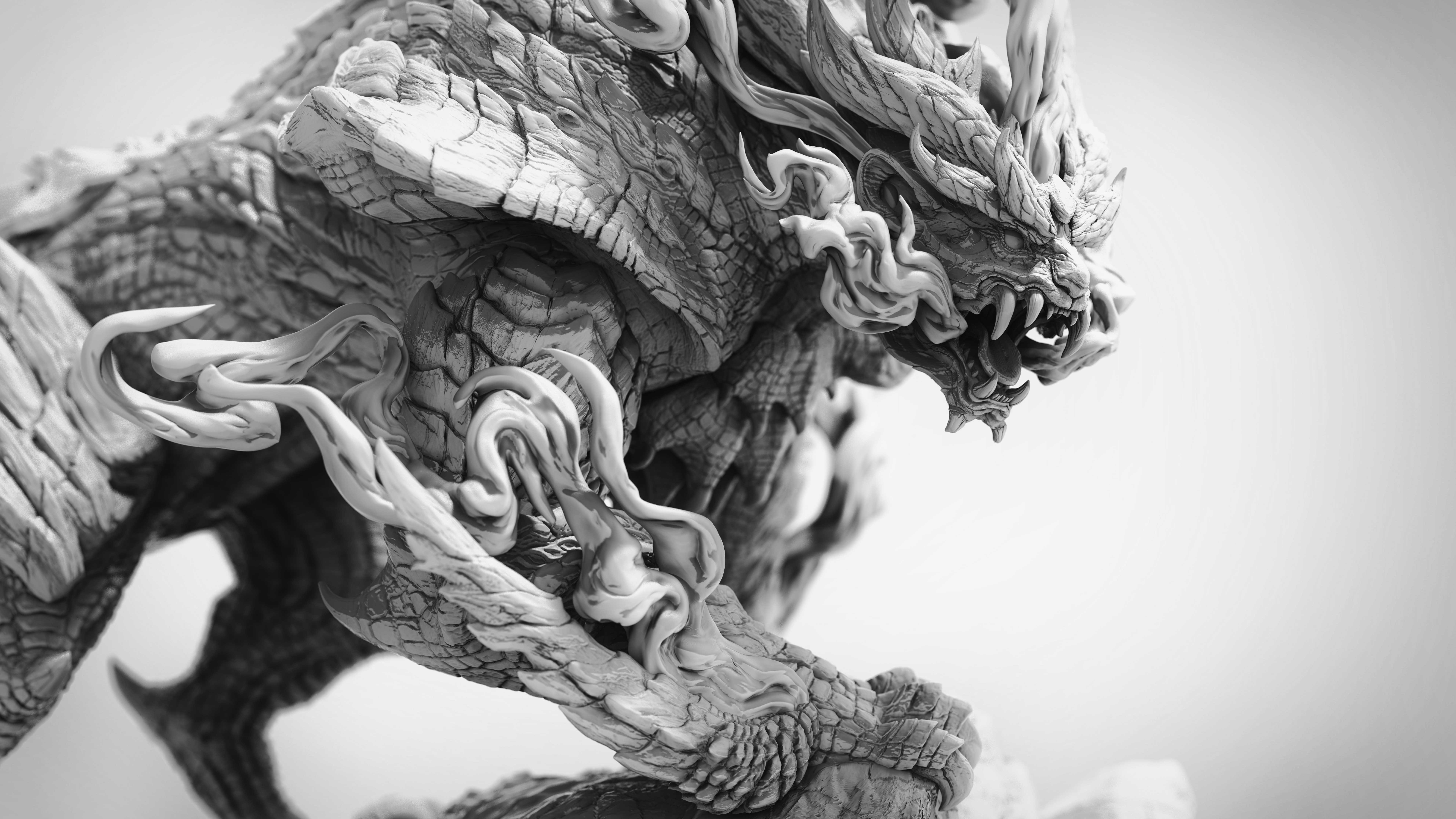 怨虎竜マガイマガド "Magai Magado" - #2 by AngelinaMoon - ZBrushCentral