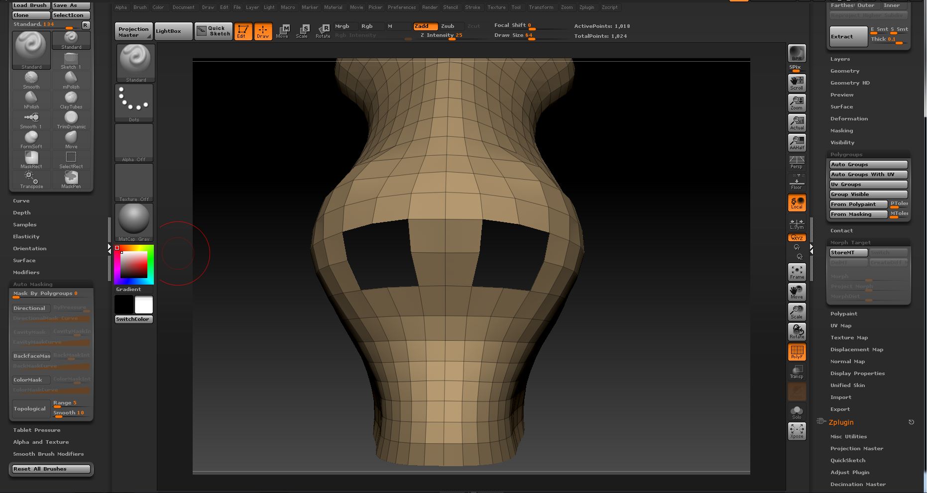 Masking Problem with ZB4 - ZBrushCentral