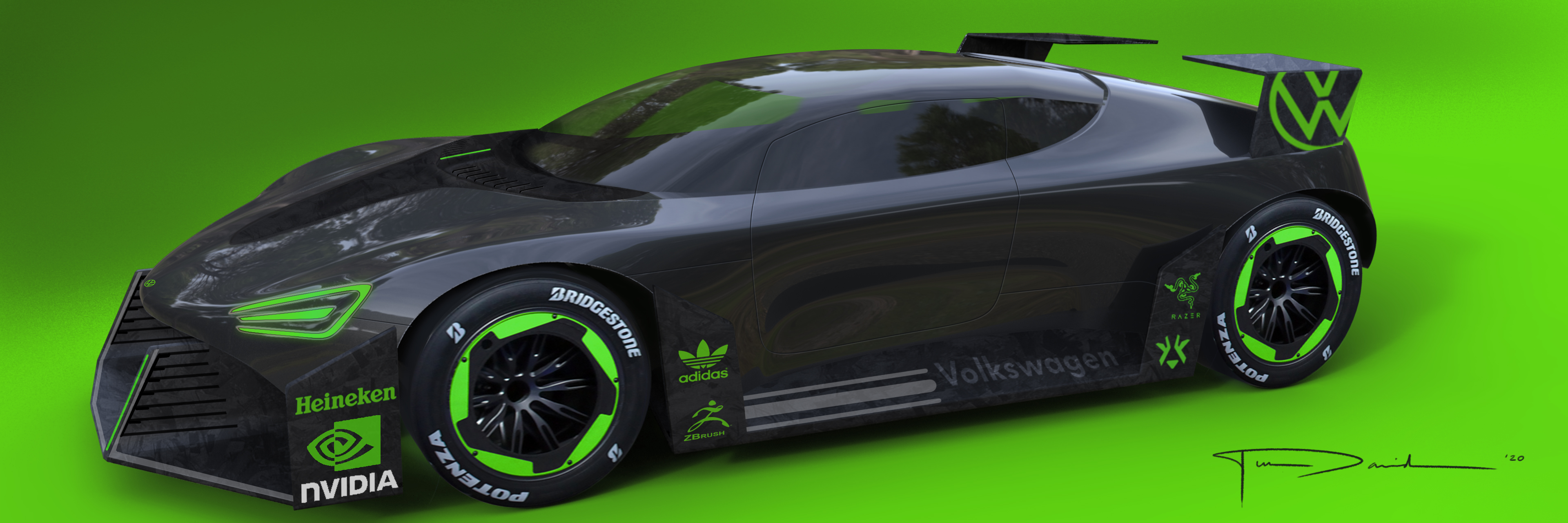 Quick car sketch - ZBrushCentral