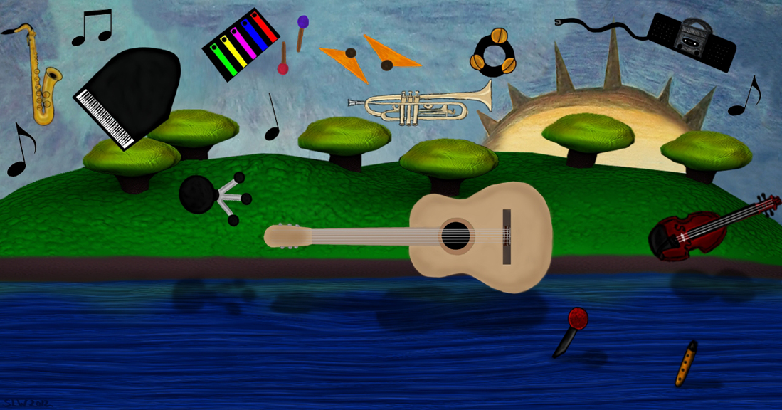 Floating Music Instruments - ZBrushCentral