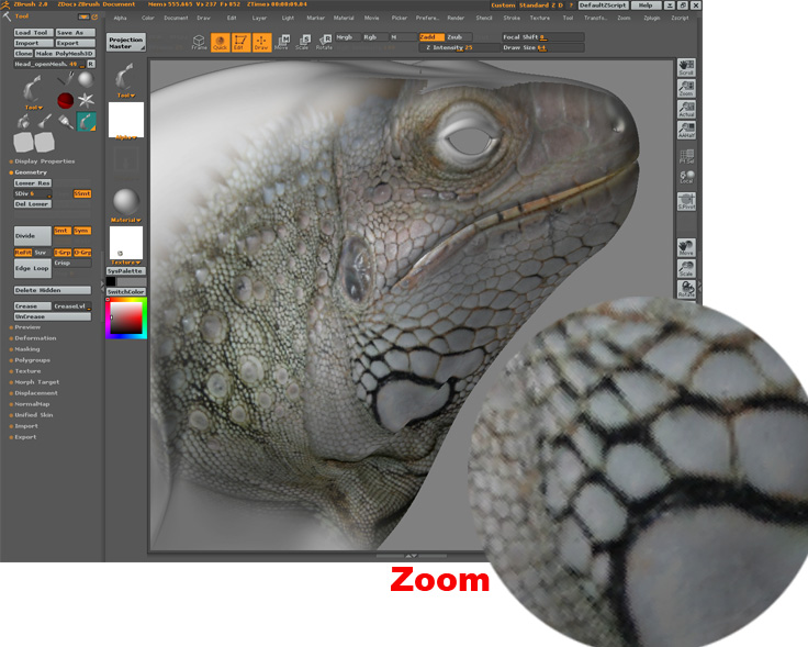 problem w/ projection master (texture) - ZBrushCentral