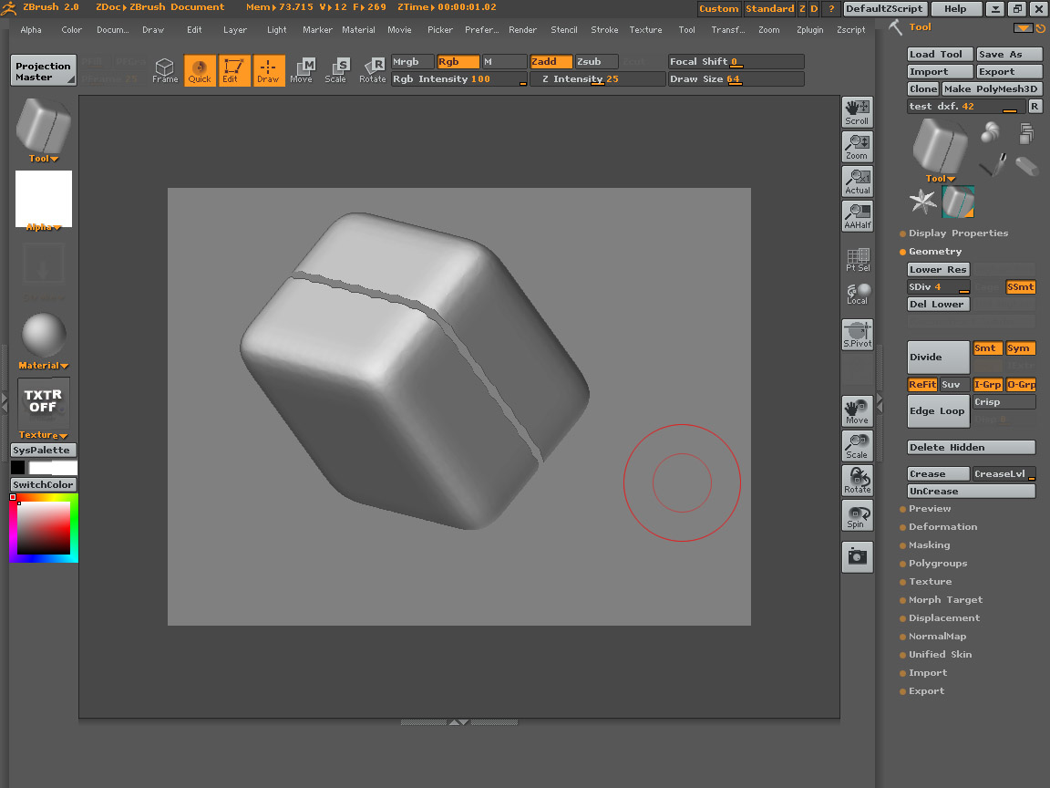 Problem In Mirrored Objects ZBrushCentral