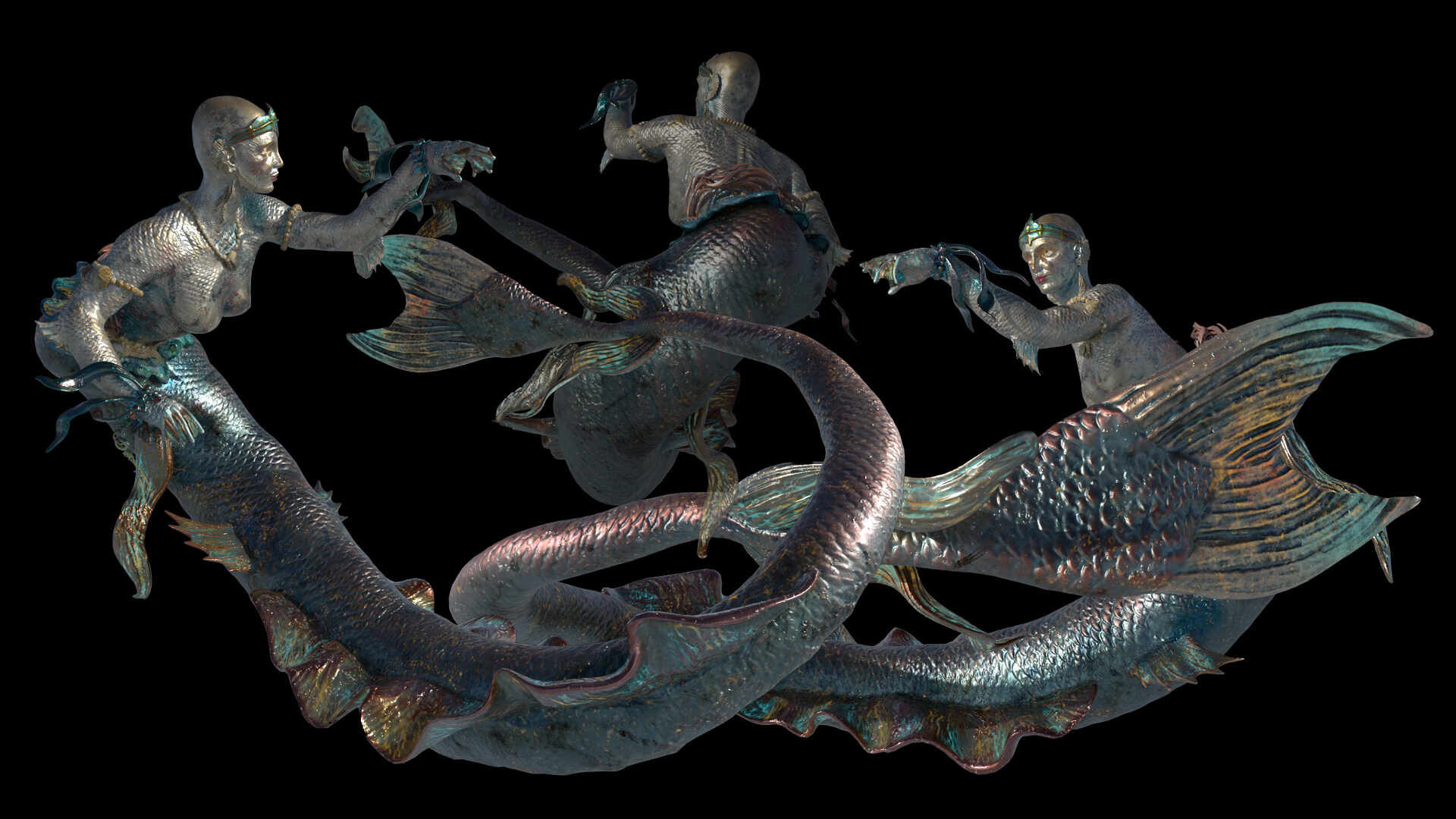 Johnny McQueen And His Encounter With Mermaids - ZBrushCentral