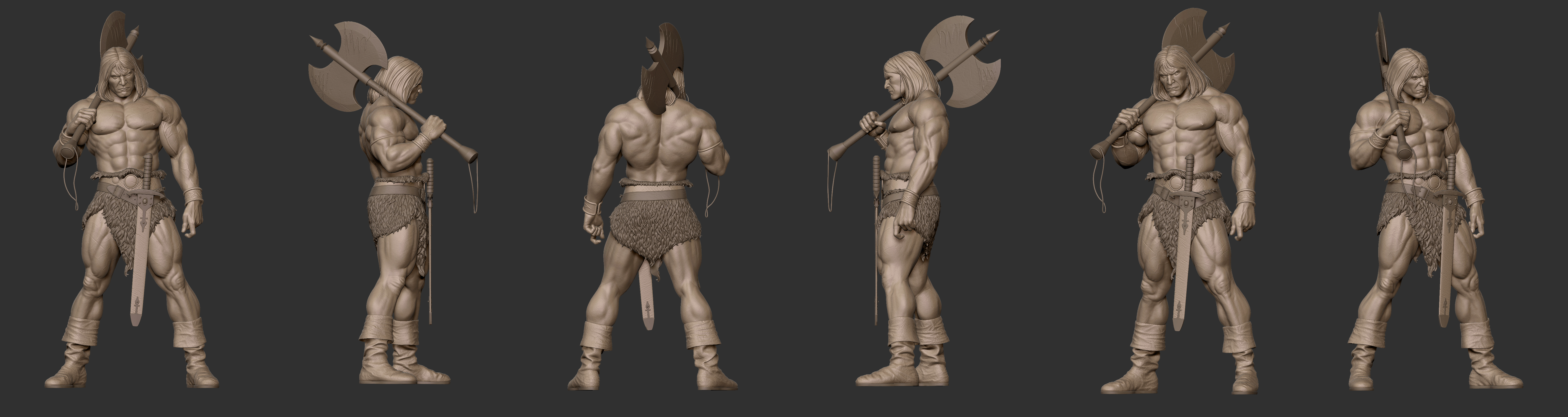 Conan 3D - Fan Art - ZBrushCentral