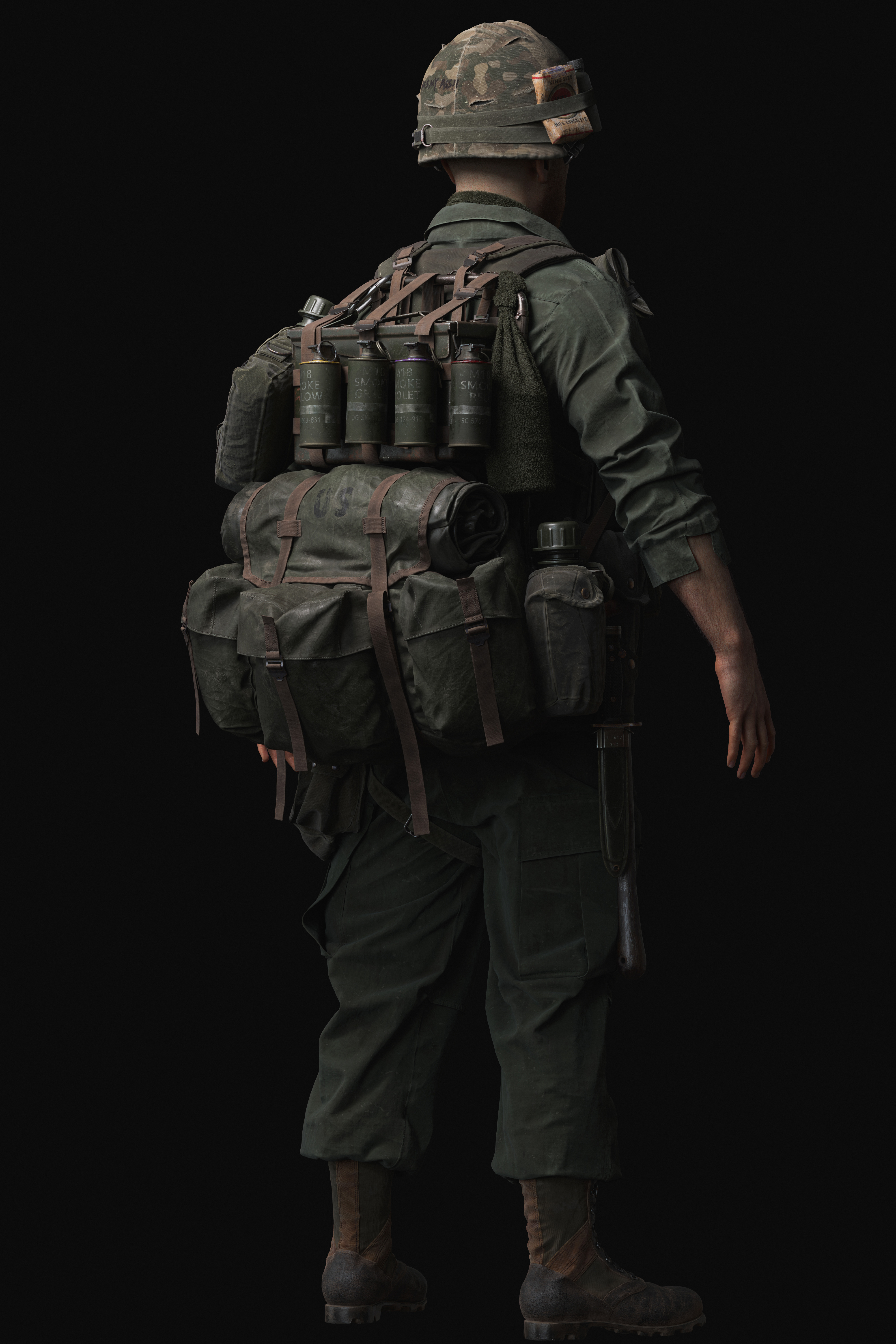 25th Infantry Division Soldier - ZBrushCentral