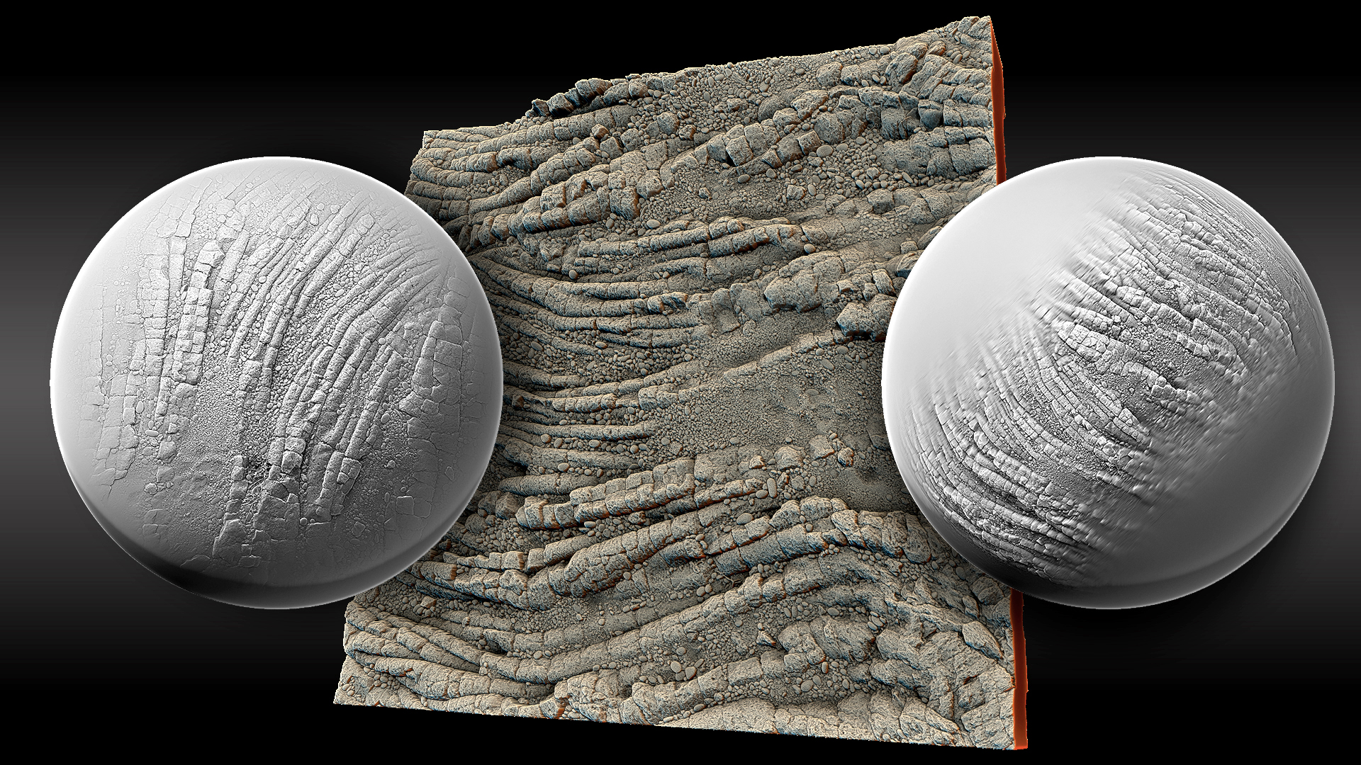 ULTRA HQ TERRAIN, ROCK SCULPT SEAMLESS ZBRUSH BRUSHES & ALPHAS VOL.2 ...