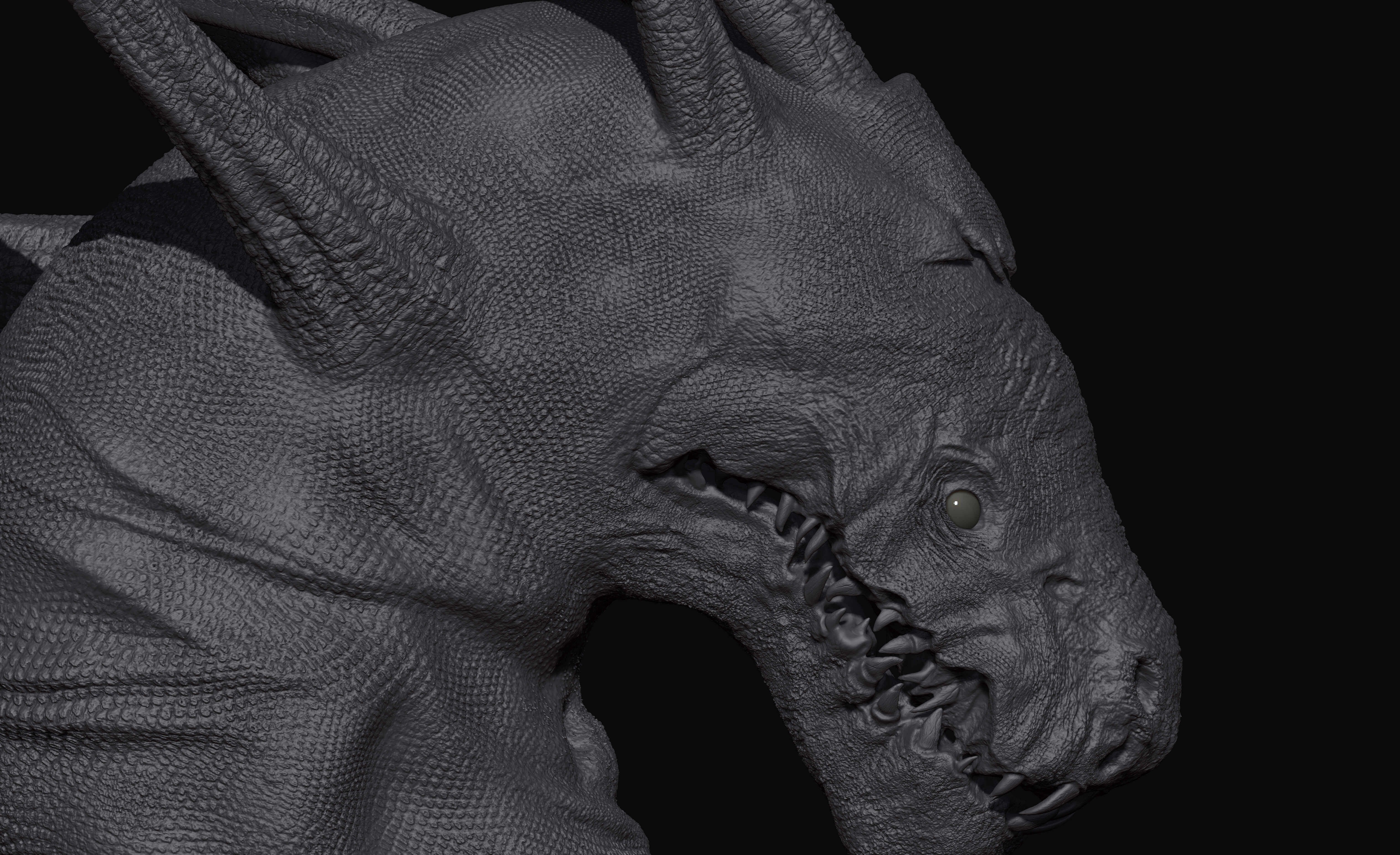 ROTTEN DRAGON (Creature Bust) - ZBrushCentral