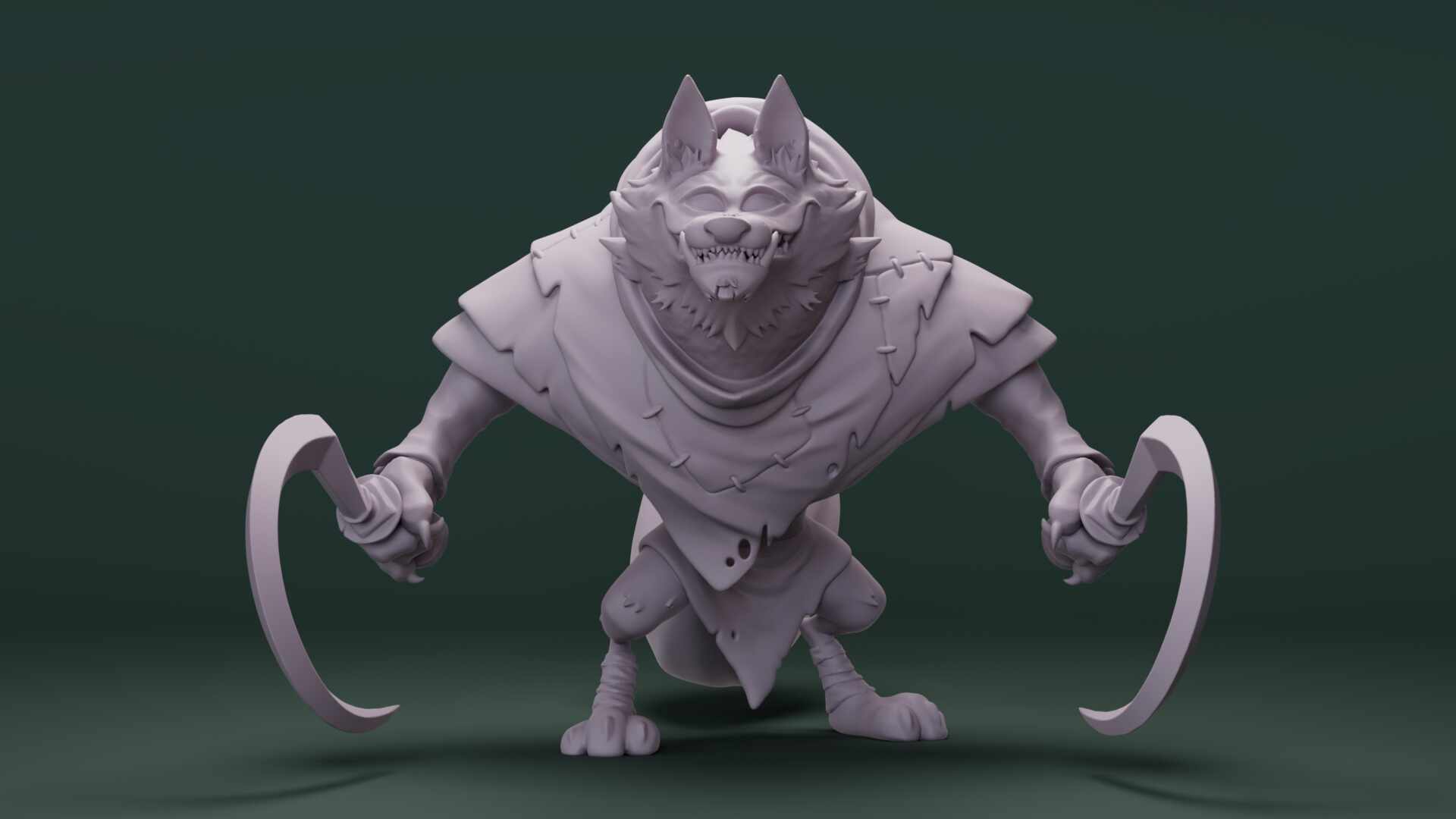 Wolf from cartoon Puss in boots - ZBrushCentral