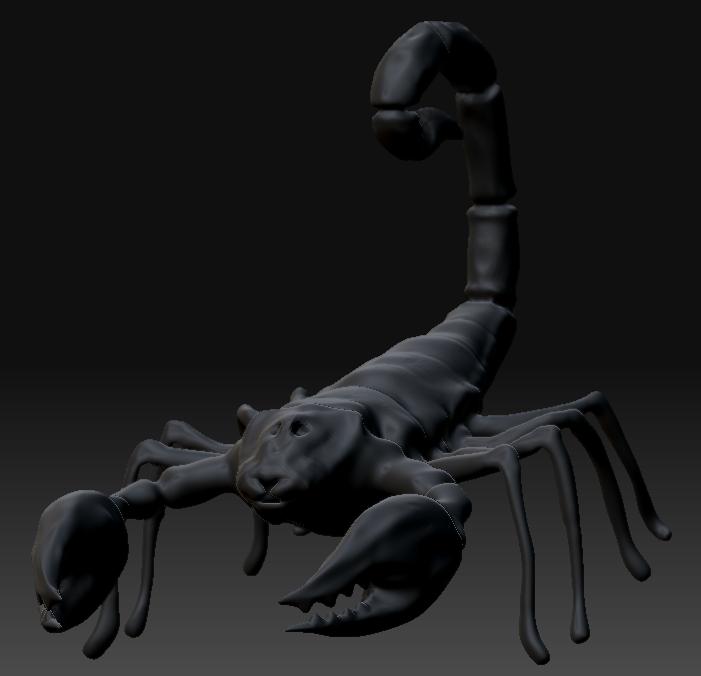 Z3 scorpion WIP - ZBrushCentral
