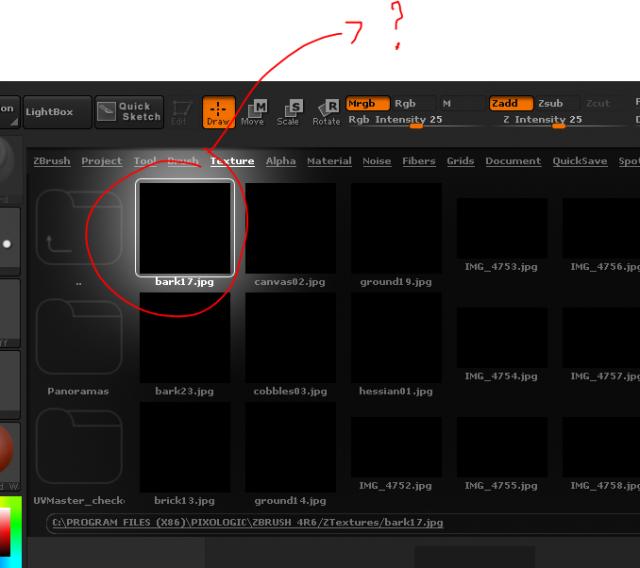 All Preview Textures in LightBox are Black - ZBrushCentral