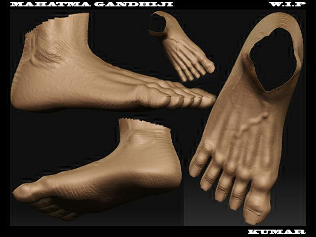 Legend Mahatma Gandhiji by Kumar - ZBrushCentral