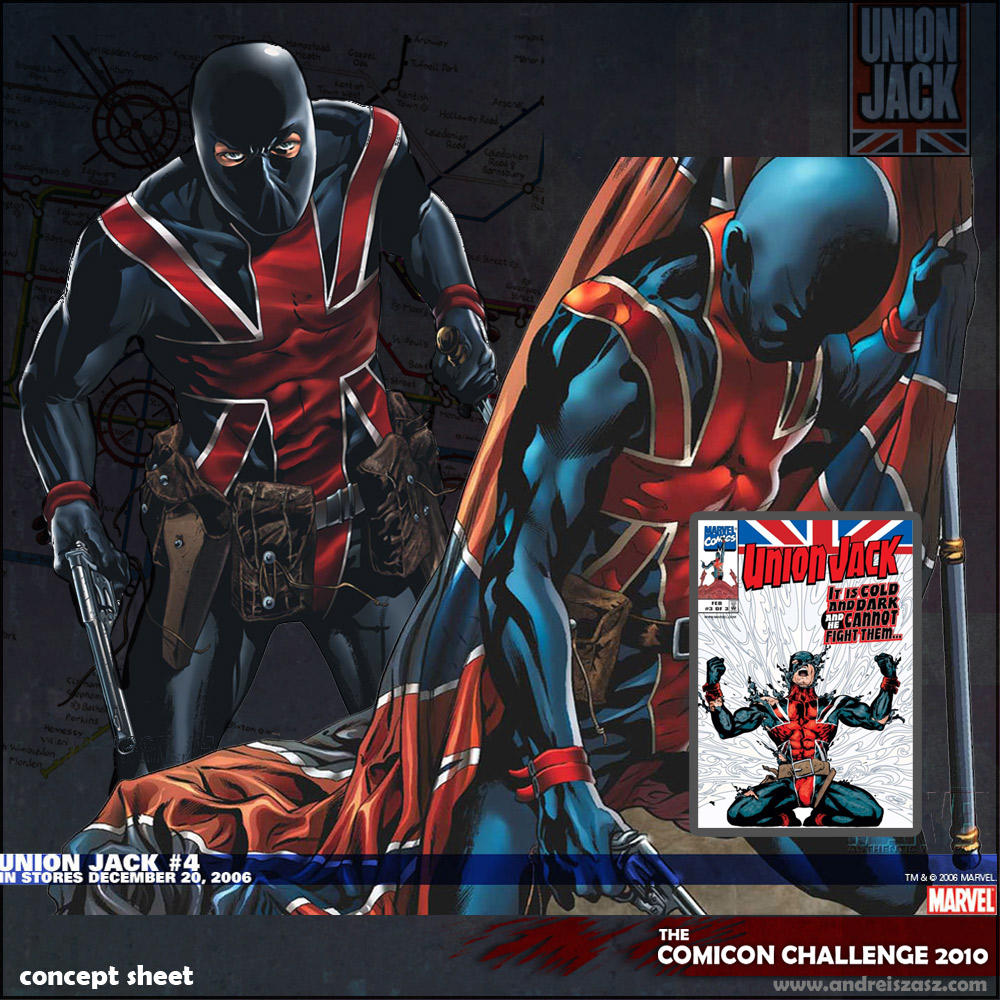 Union Jack Marvel Achtergrond Mark Garvey Union Jack