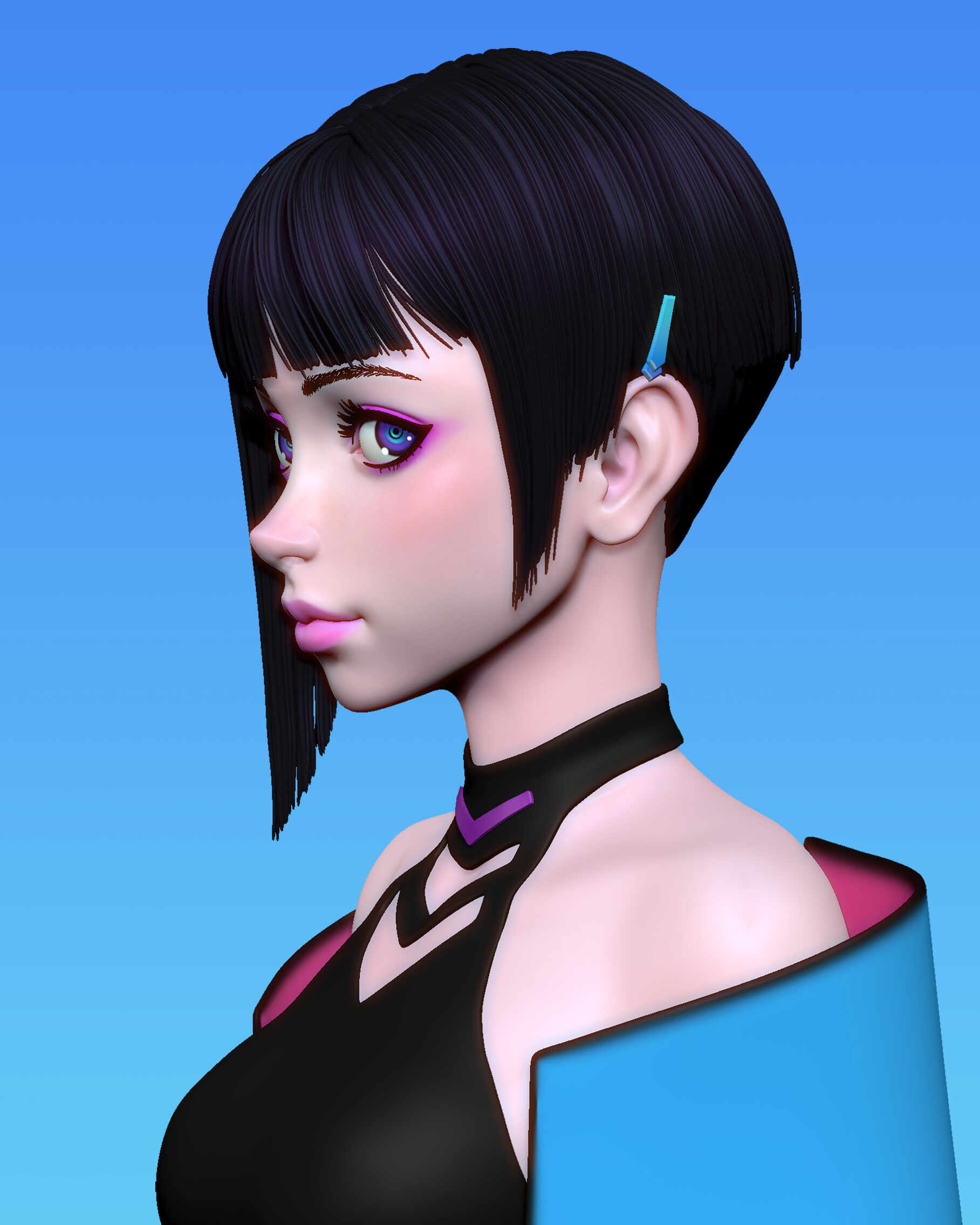 Cyber Hunter's Zero 3d Fan art - ZBrushCentral