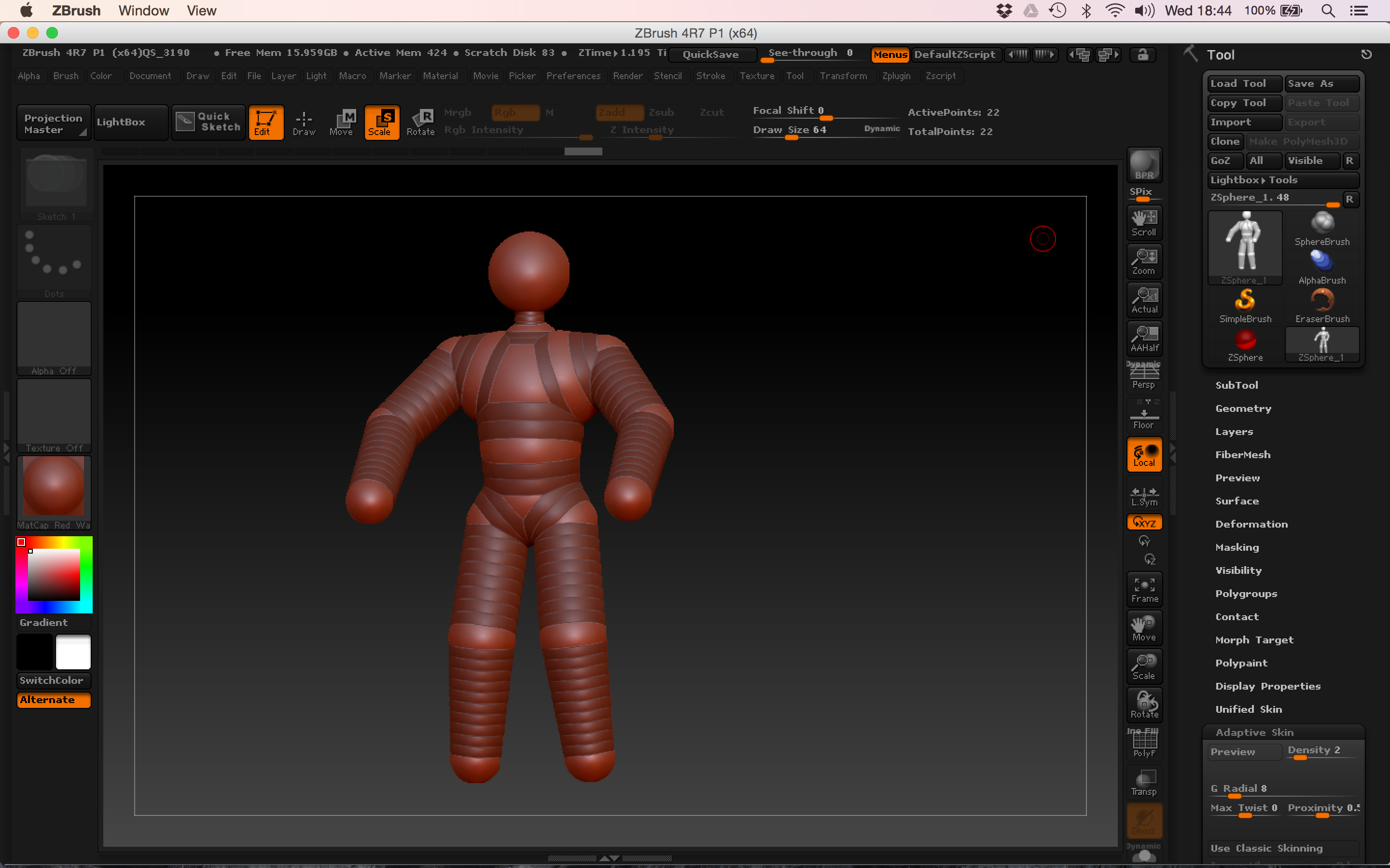 Zspheres make polymesh - ZBrushCentral