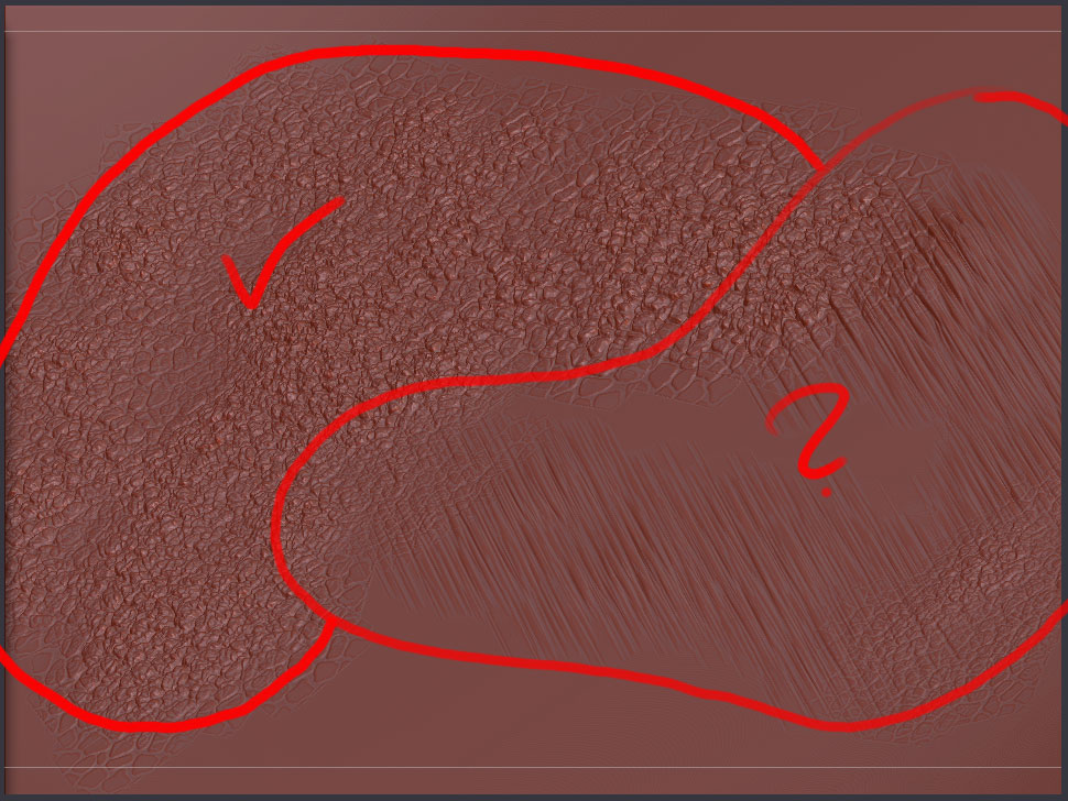 stretched alpha - ZBrushCentral