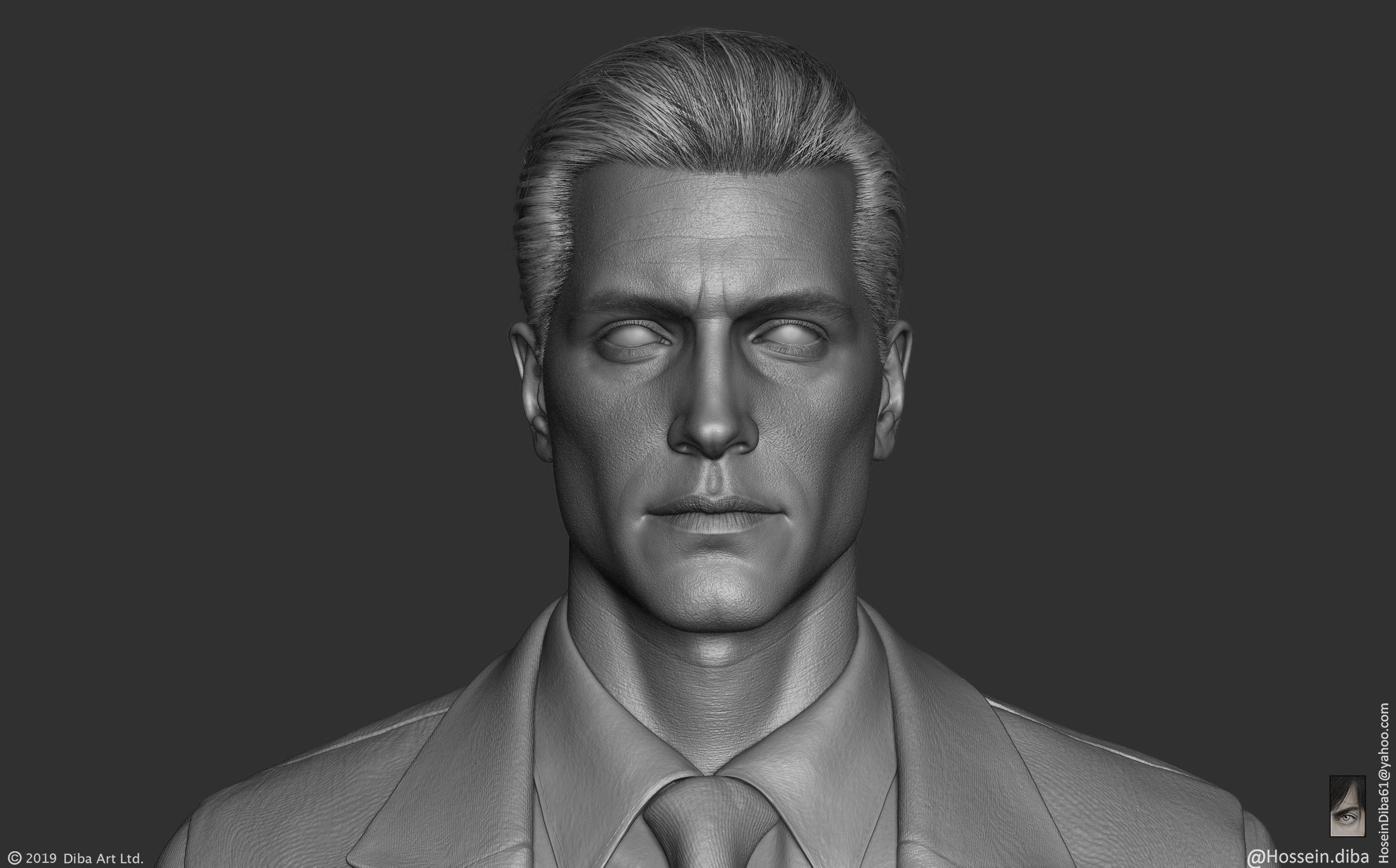 Bruce Wayne _ (Real time) - ZBrushCentral