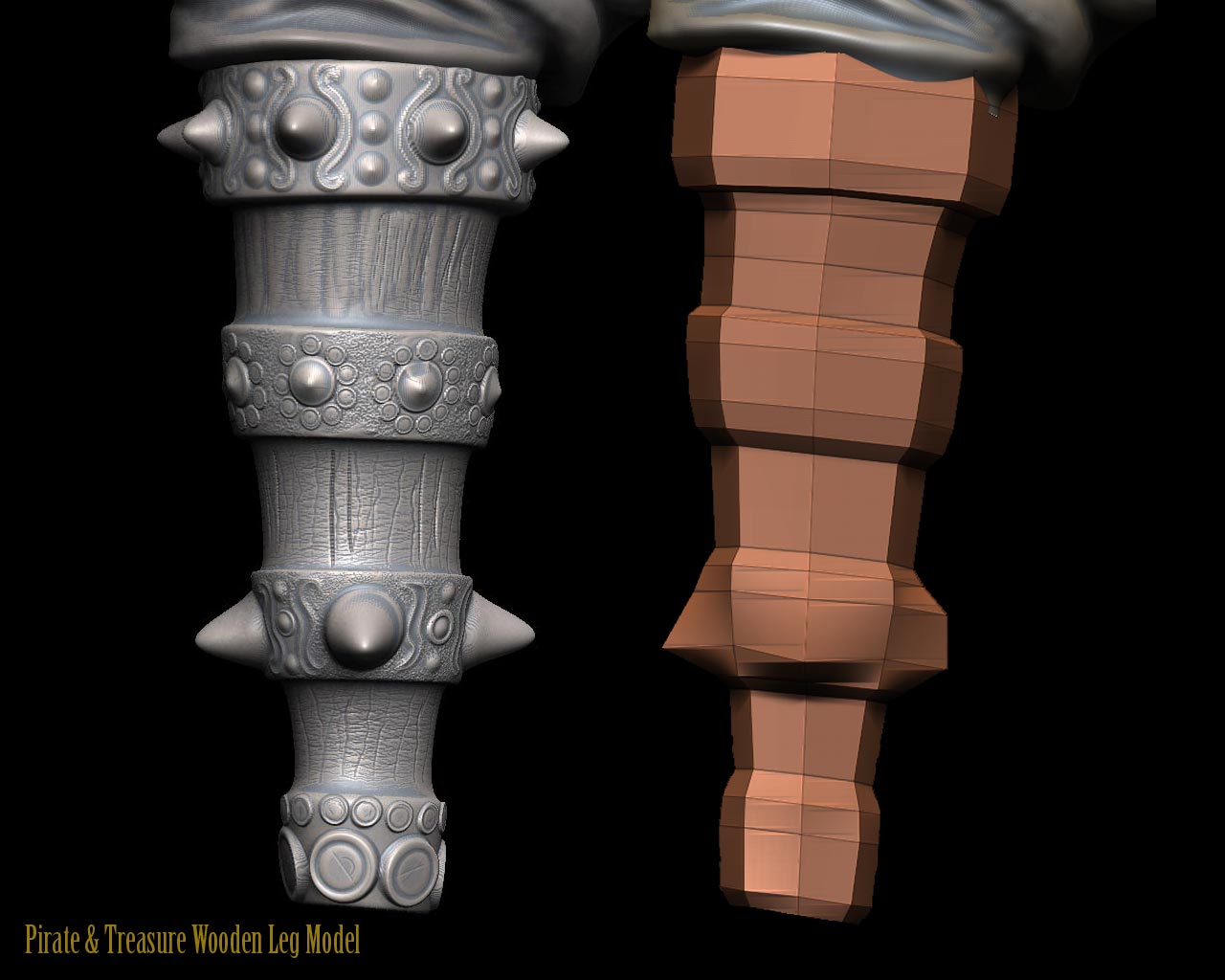(new sculpt)Pirate & Treasure...!!!!!Worth to see! - ZBrushCentral