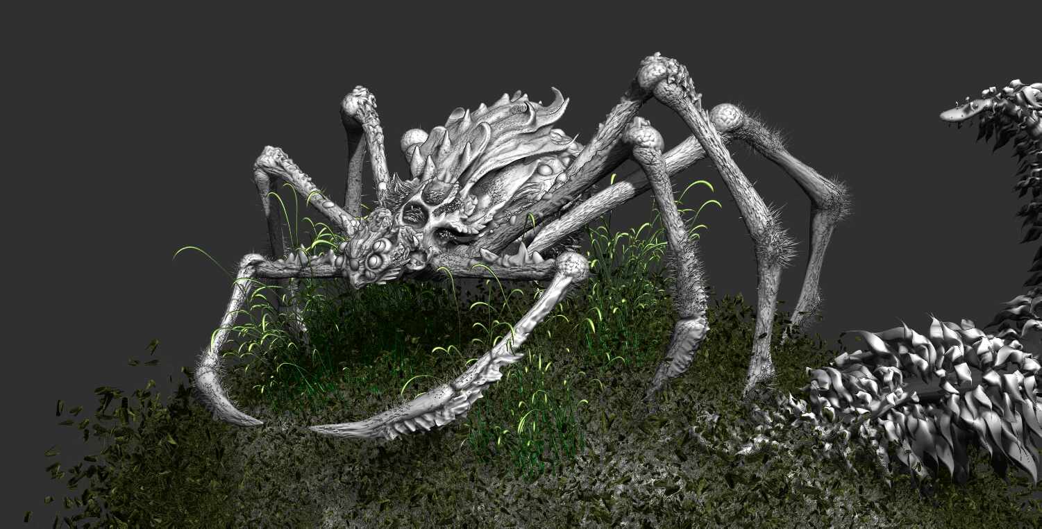 ZBRUSH SCULPT Spider Creature 3D art - ZBrushCentral