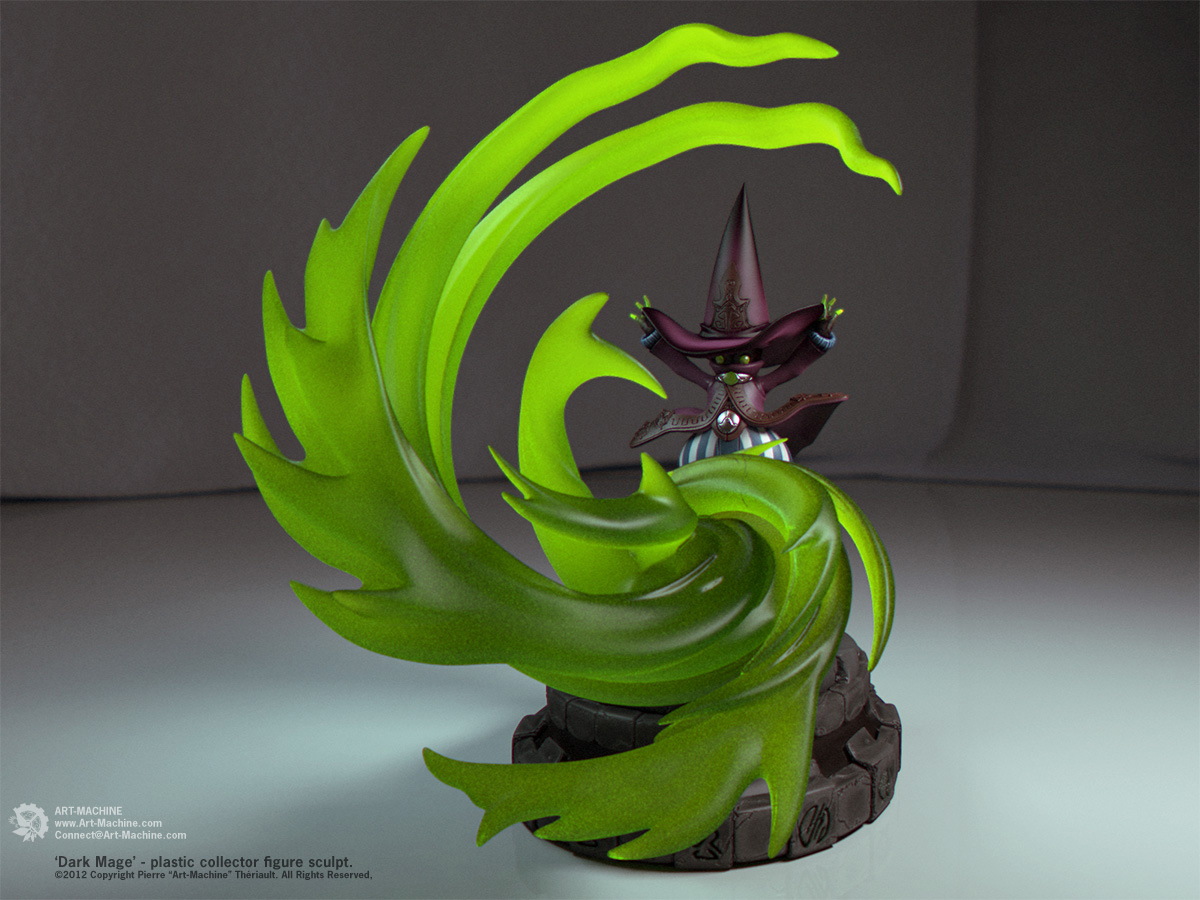 "I are the dark mage" - Toy sculpt - ZBrushCentral