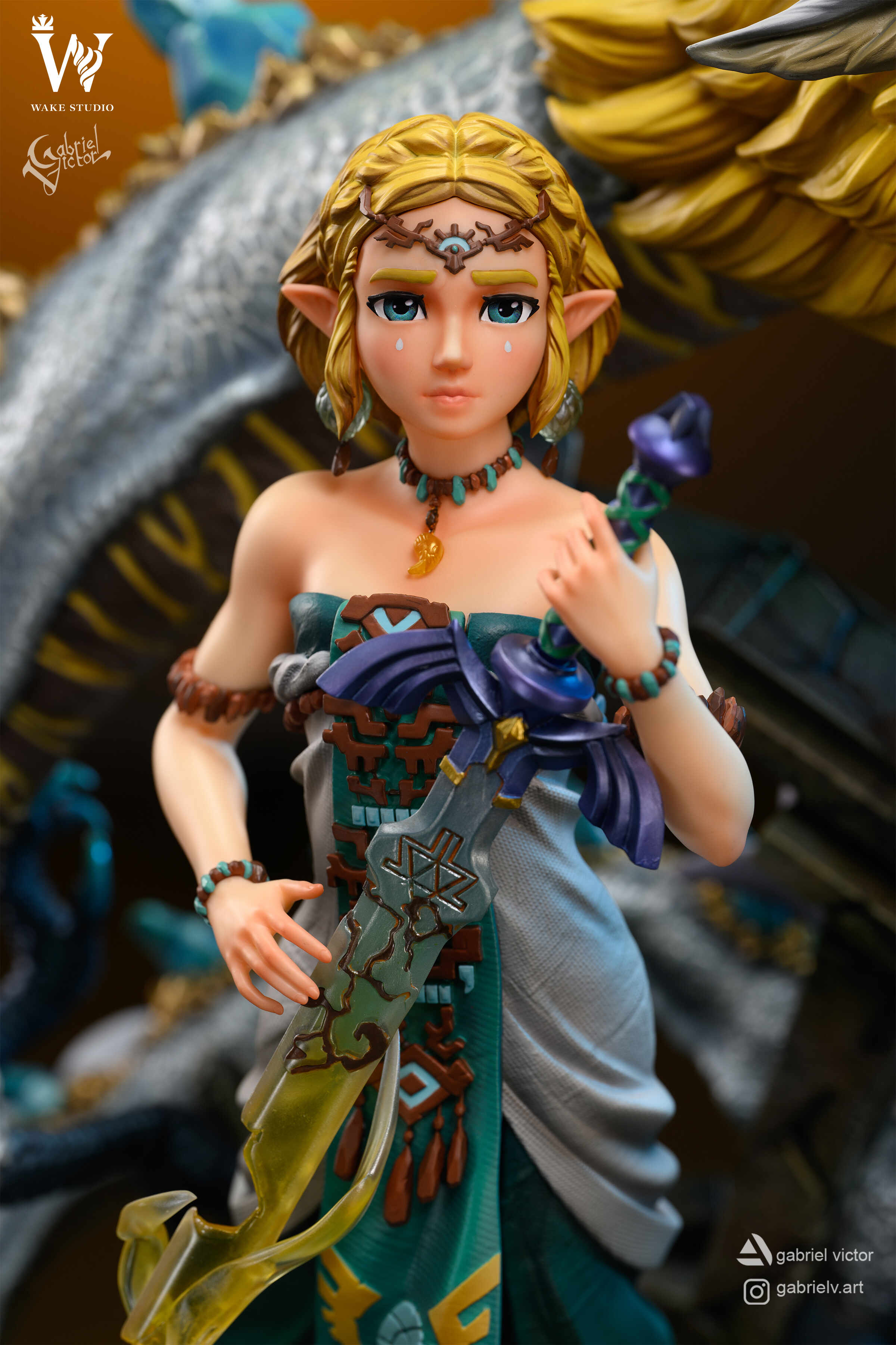 Zelda TOTK Statue - ZBrushCentral
