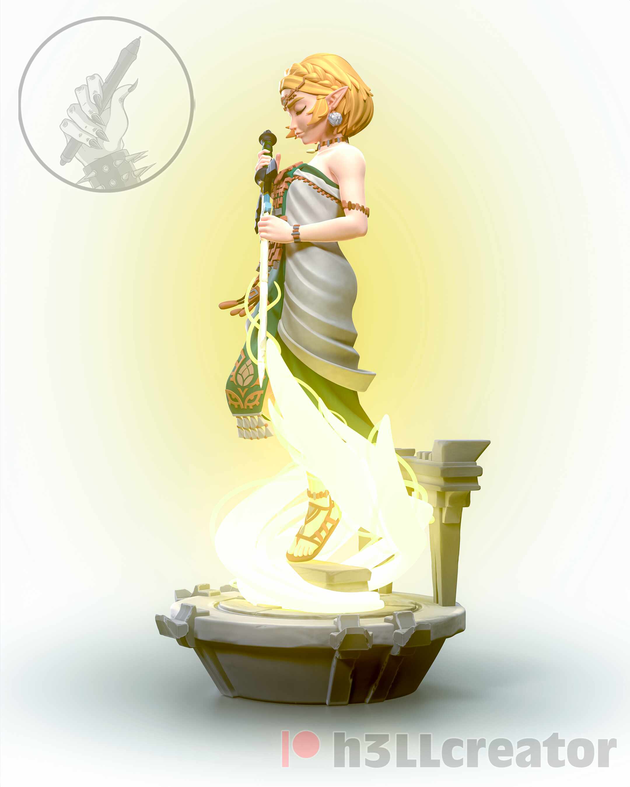 Princess Zelda - Fan Art - ZBrushCentral