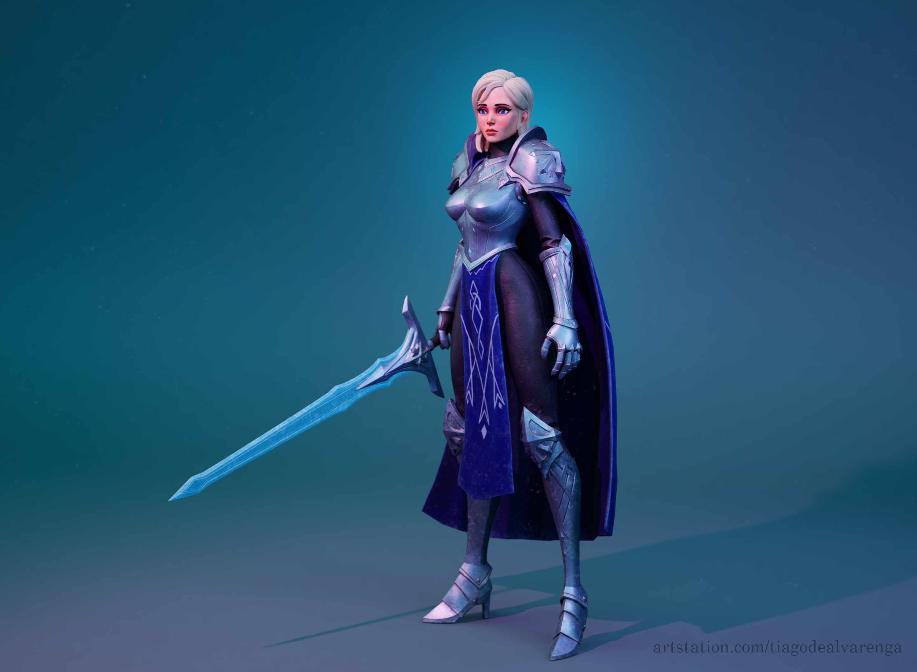 Frozen Knight Elsa - ZBrushCentral