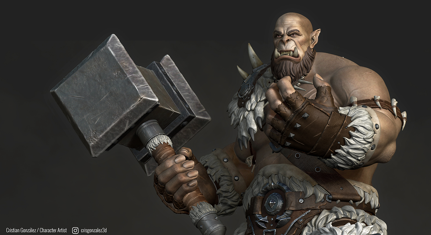 Orgrim Doomhammer - ZBrushCentral