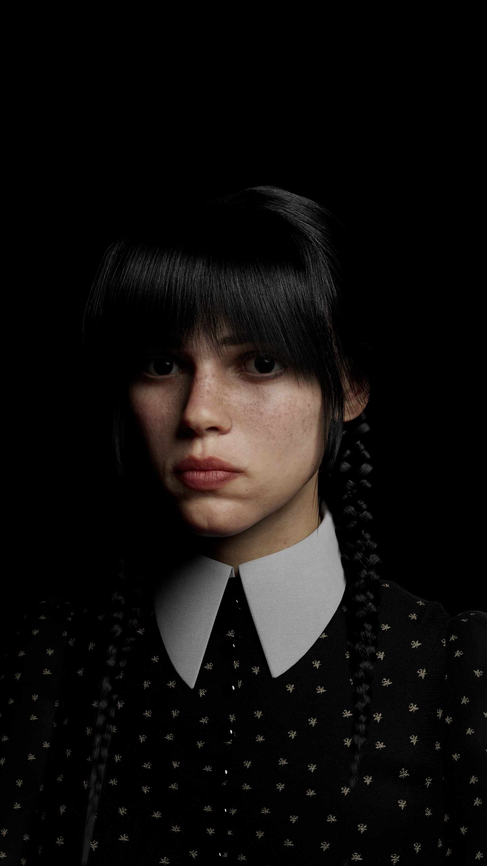 Wednesday Addams fanart study - ZBrushCentral