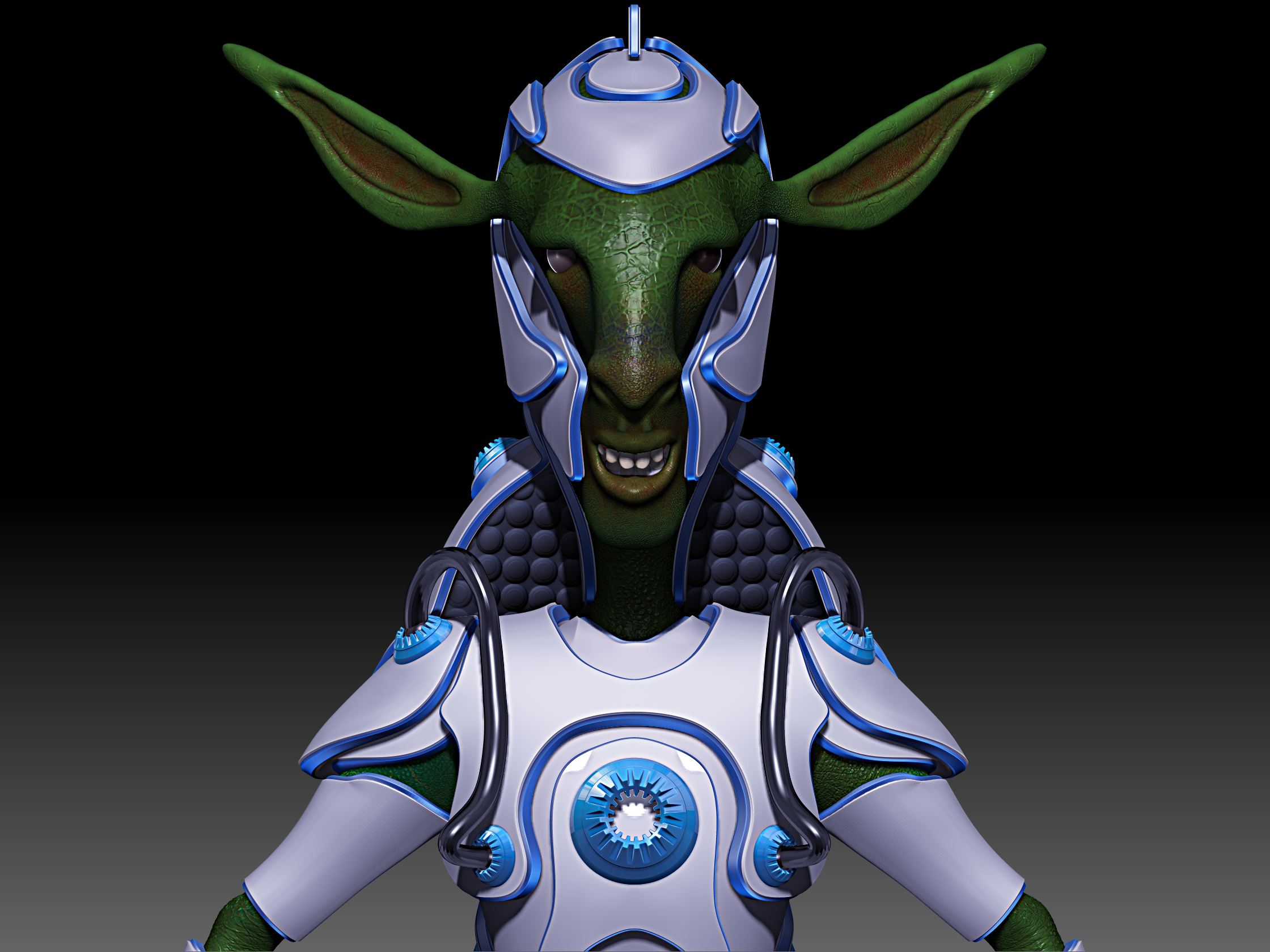 My alien using some new tips i got from the webinar the other day ...