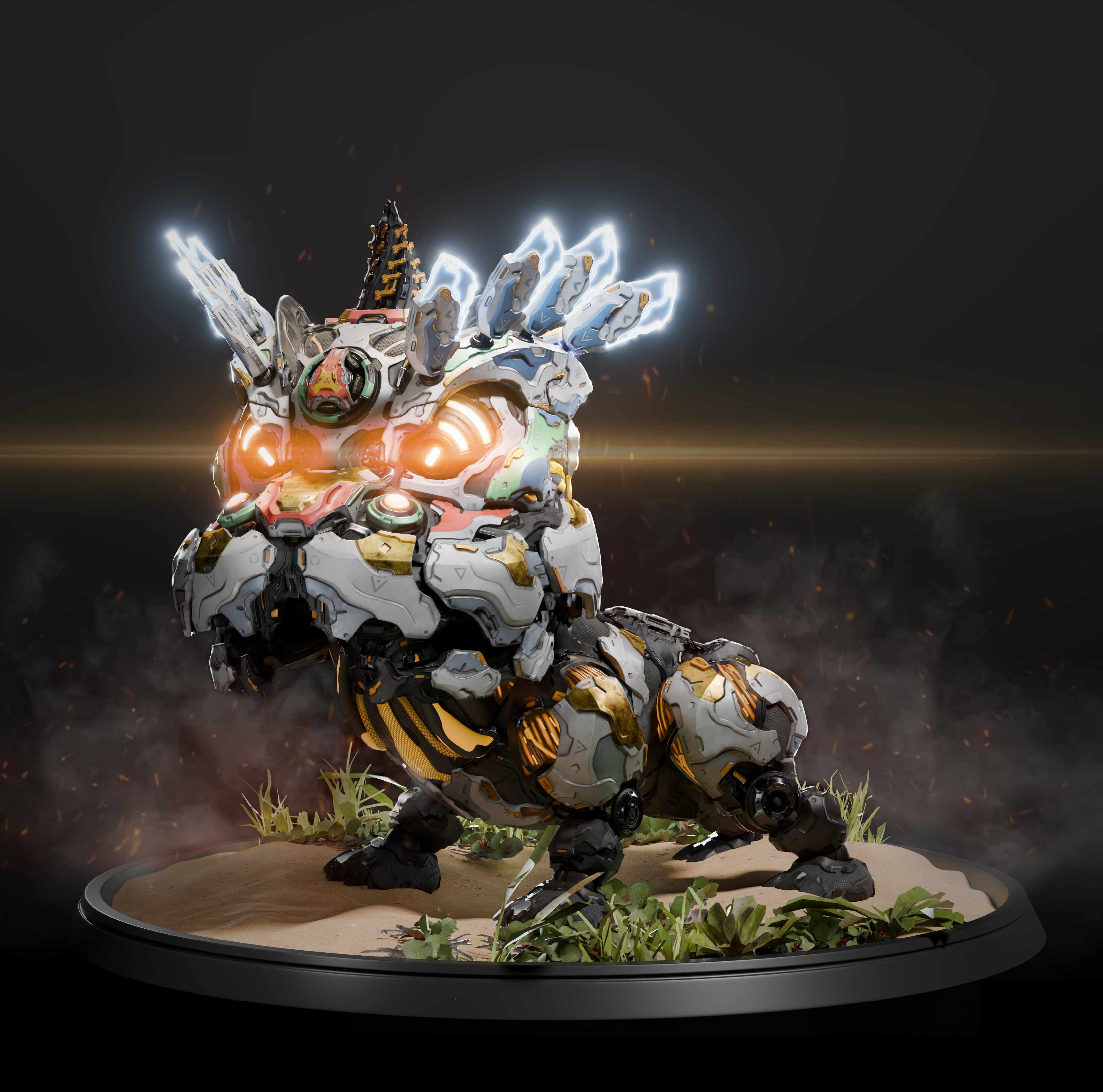 Landaw | Lion Dance performed by a machine - ZBrushCentral