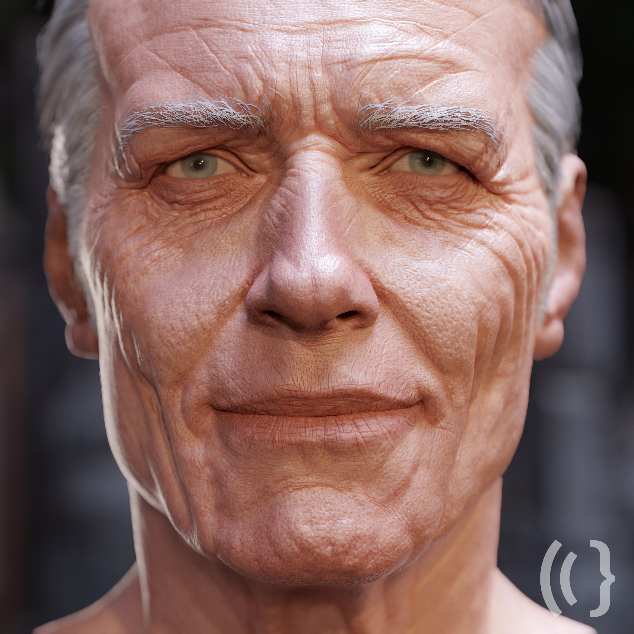 Old Man 3d Sketch - ZBrushCentral